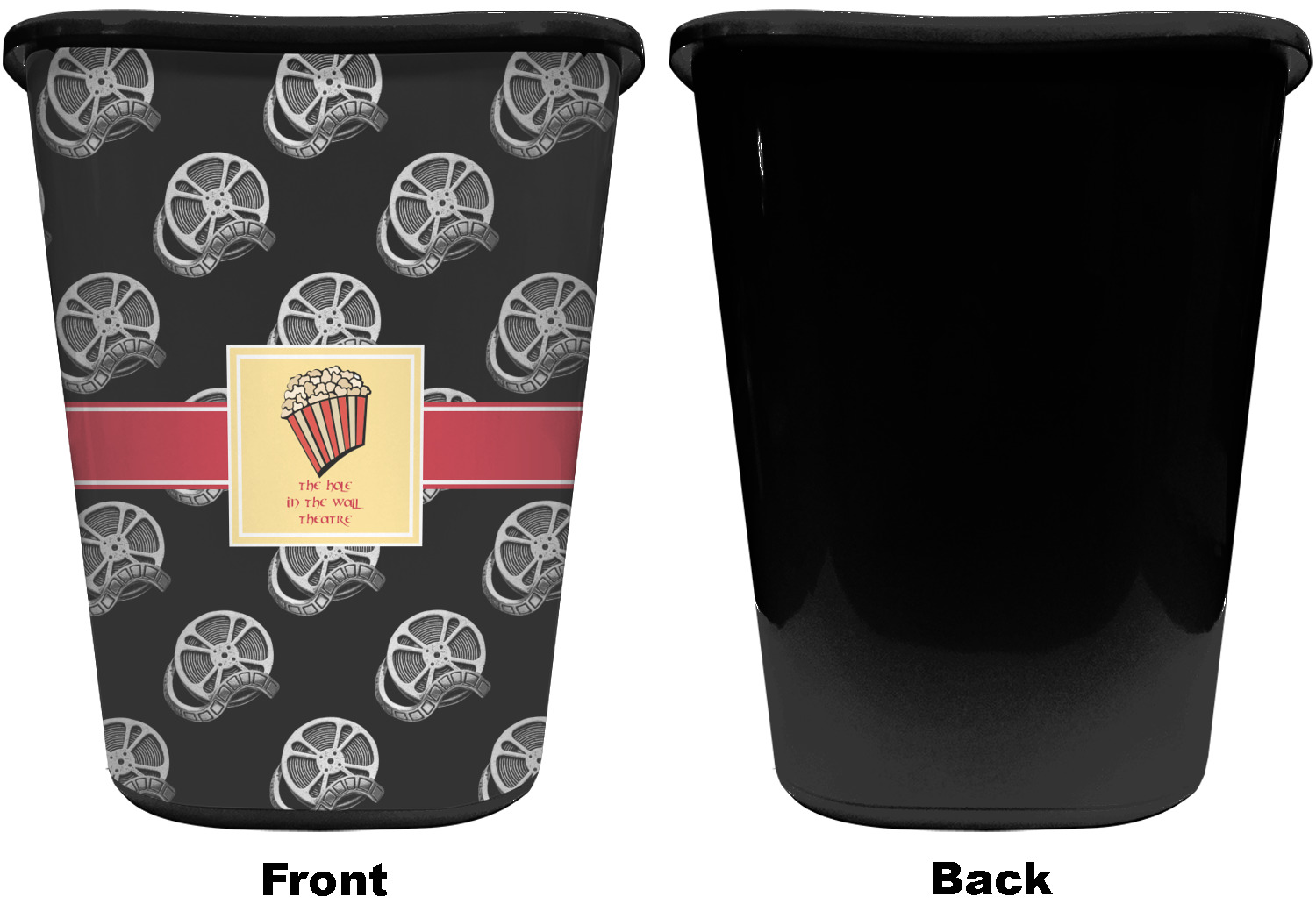 Custom Movie Theater Waste Basket (Personalized) | YouCustomizeIt