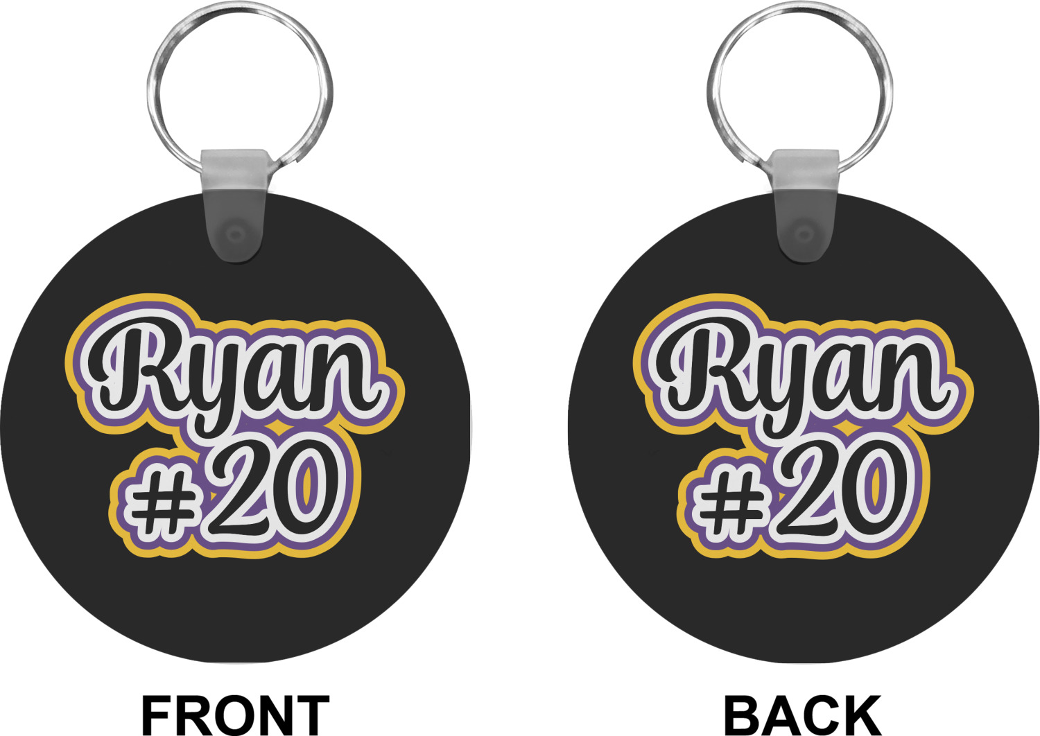 Design Your Own Plastic Keychain | YouCustomizeIt