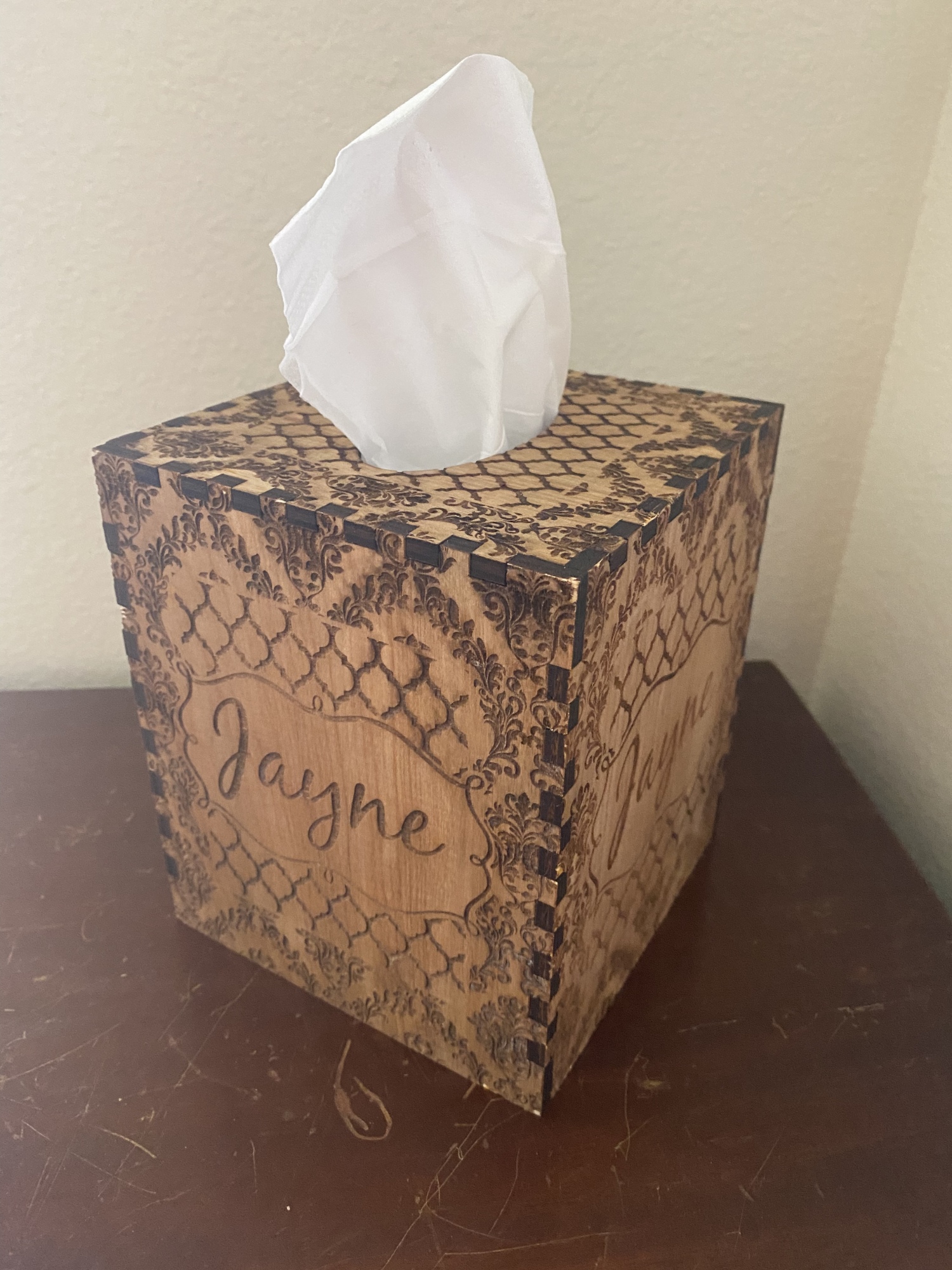 Custom Wood Tissue Box Covers - Rectangle | Design & Preview Online ...