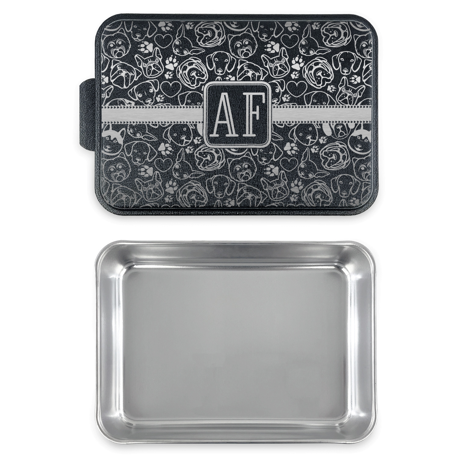 Custom Aluminum Baking Pans with Navy Lid | Design & Preview Online ...