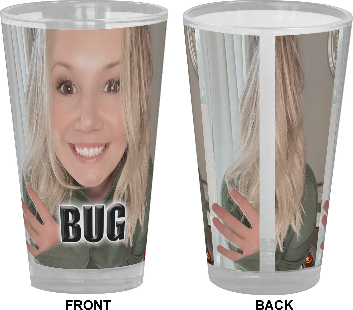 Custom Pint Glasses - Full Color | Design & Preview Online | YouCustomizeIt