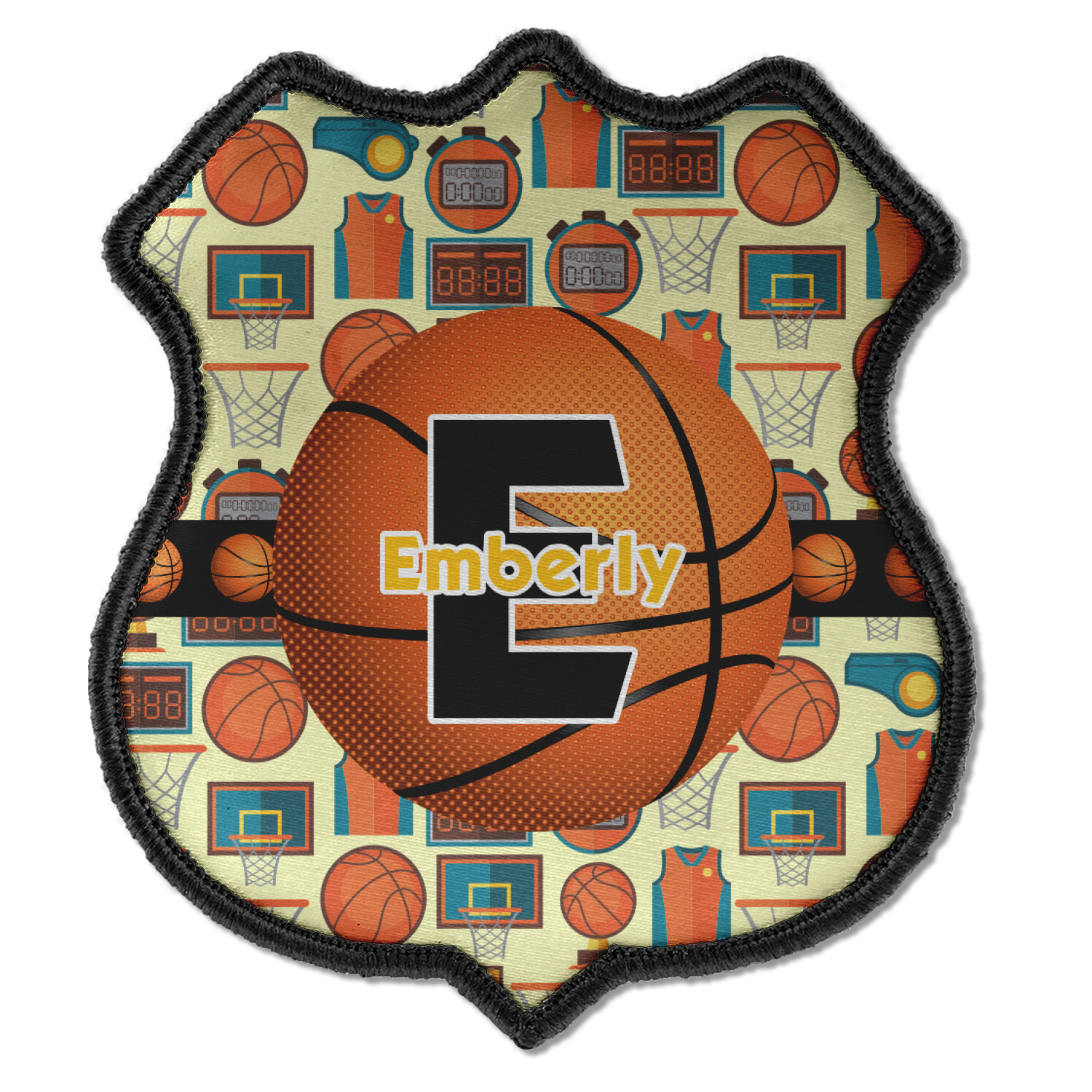 Custom Basketball Iron on Patches (Personalized) | YouCustomizeIt