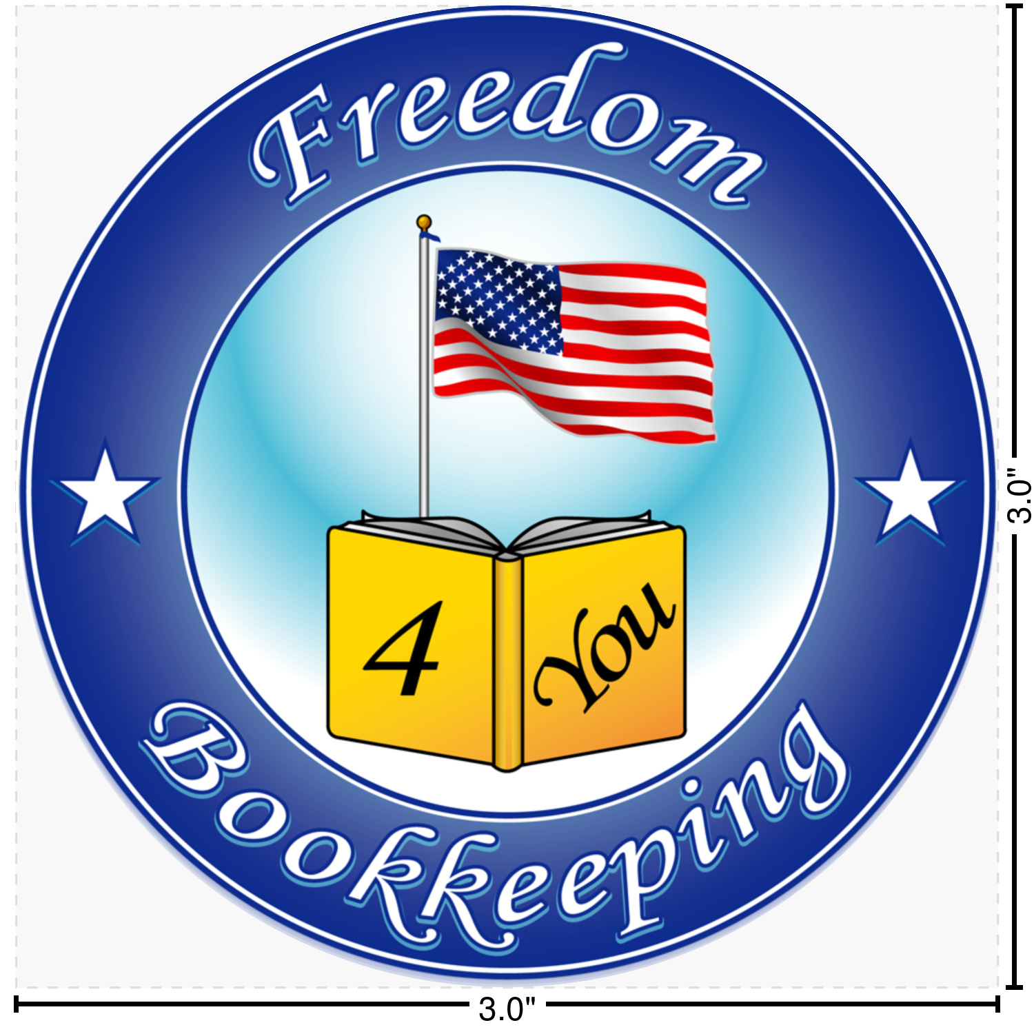 Custom Round Decals | Design & Preview Online - YouCustomizeIt