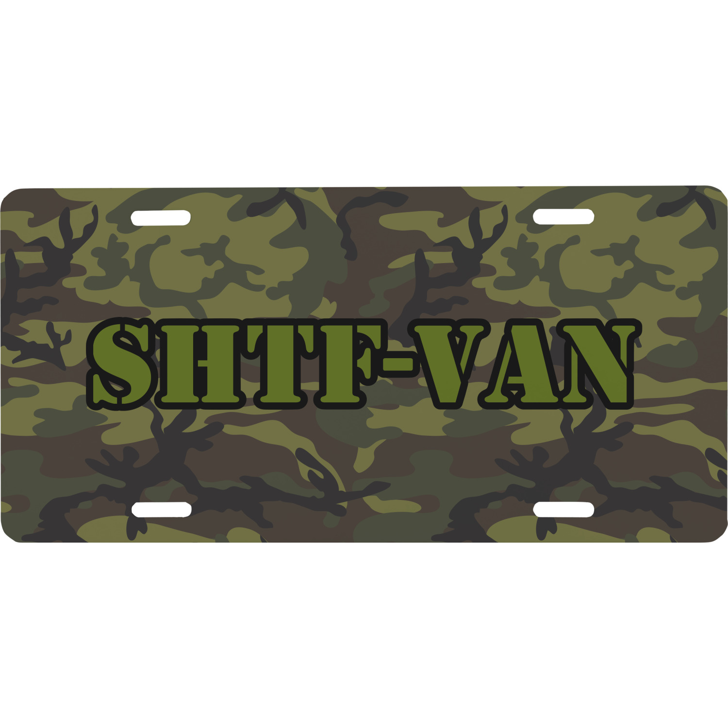 Custom Front License Plates | Design & Preview Online | YouCustomizeIt