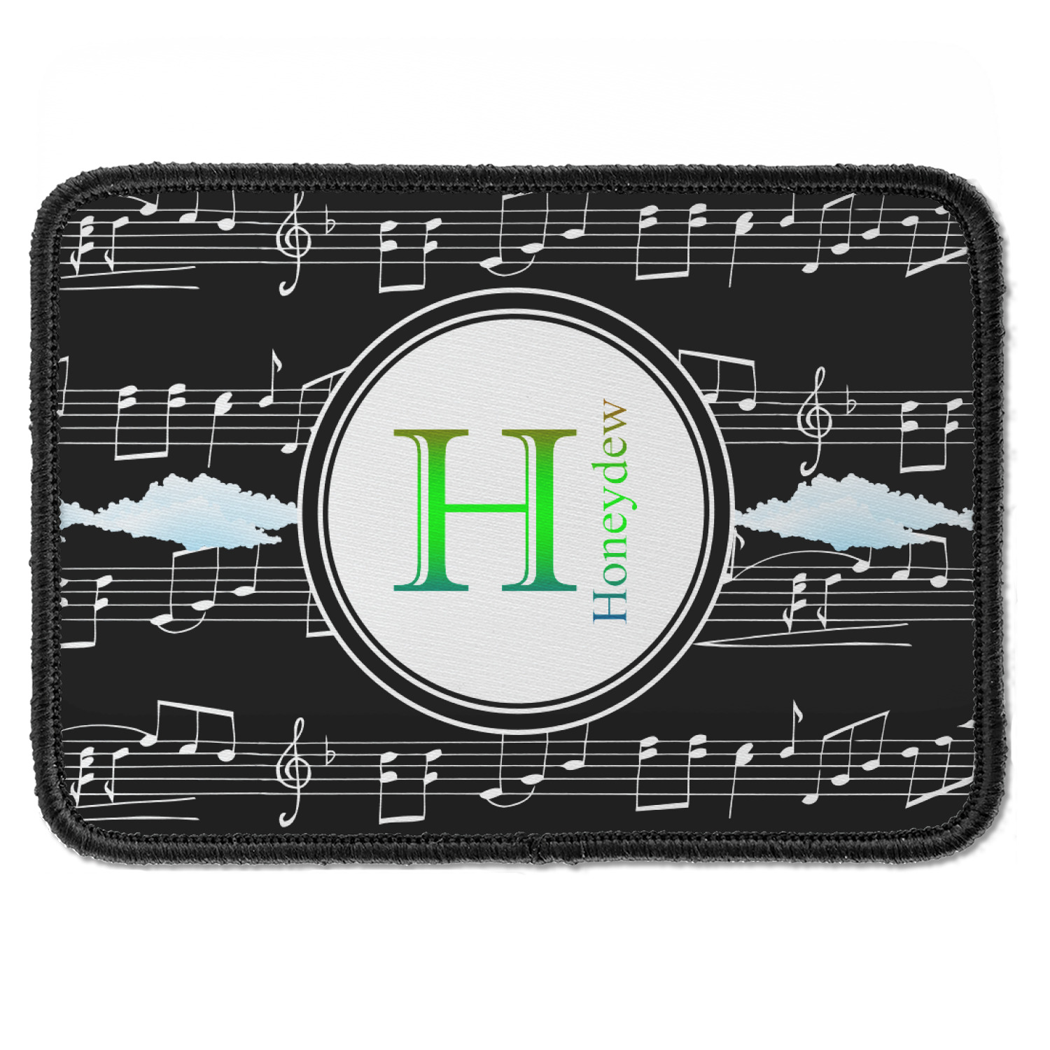 Custom Musical Notes Iron on Patches (Personalized) | YouCustomizeIt