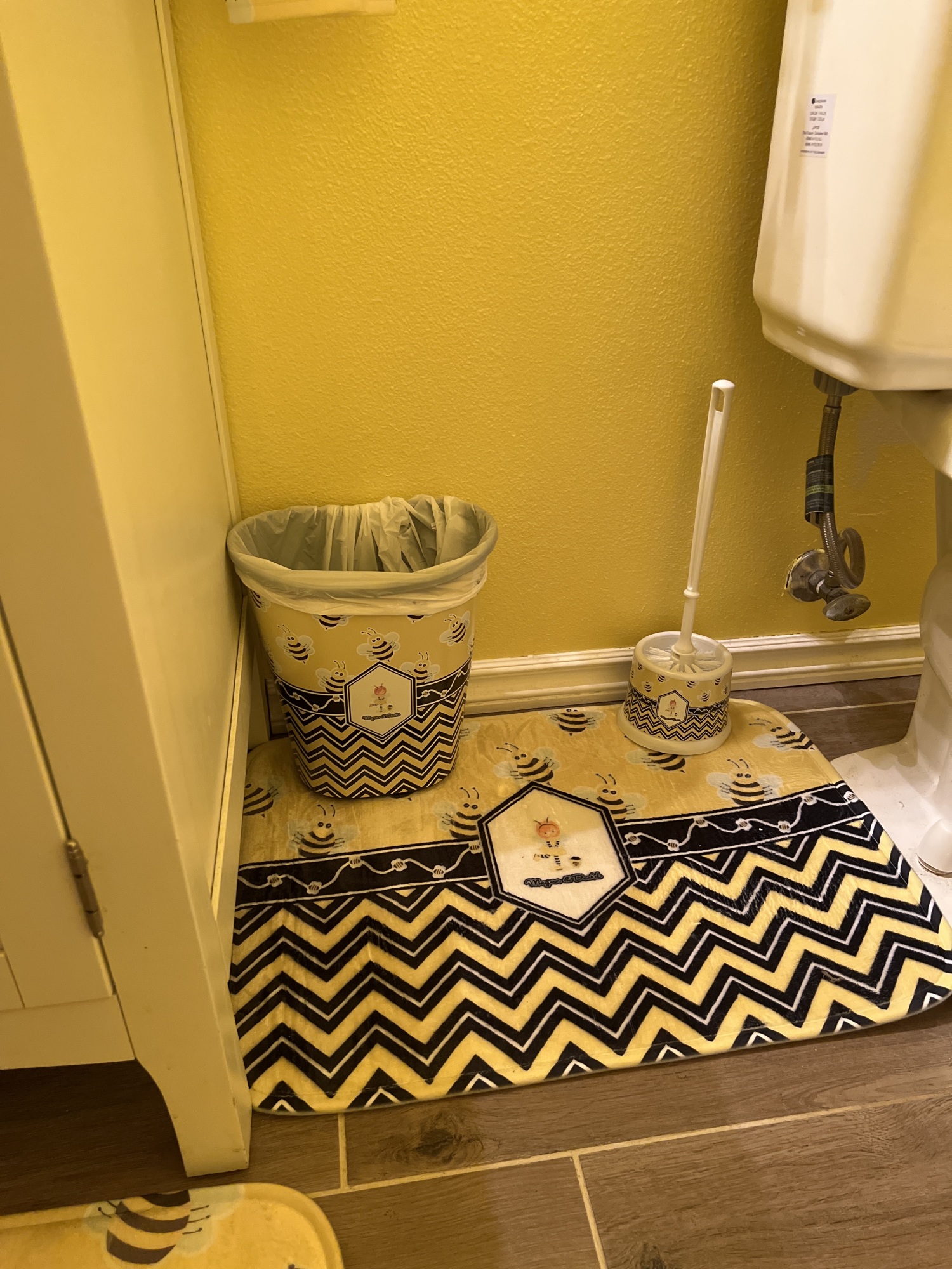 Custom Buzzing Bee Waste Basket (Personalized) | YouCustomizeIt