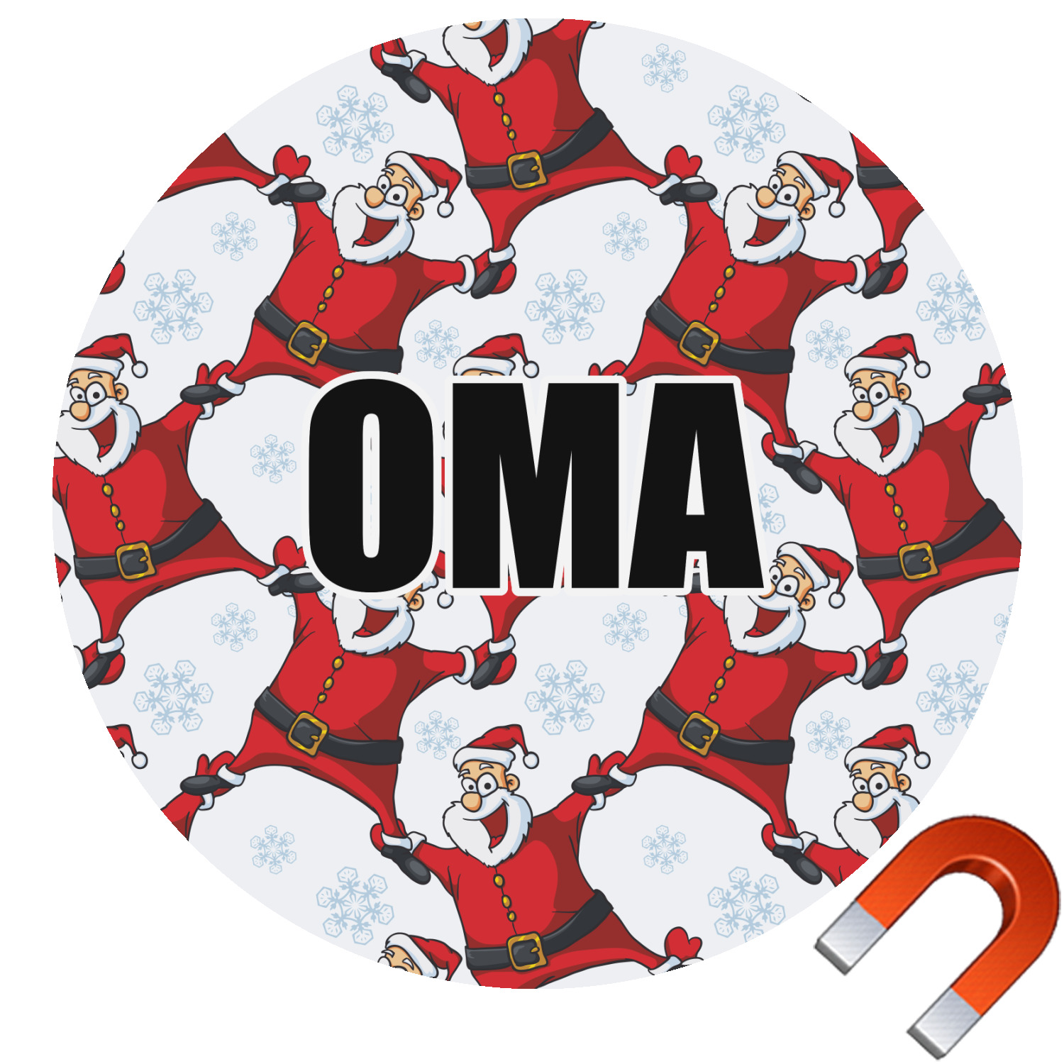 Custom Round Car Magnets - 10" | Design & Preview Online | YouCustomizeIt