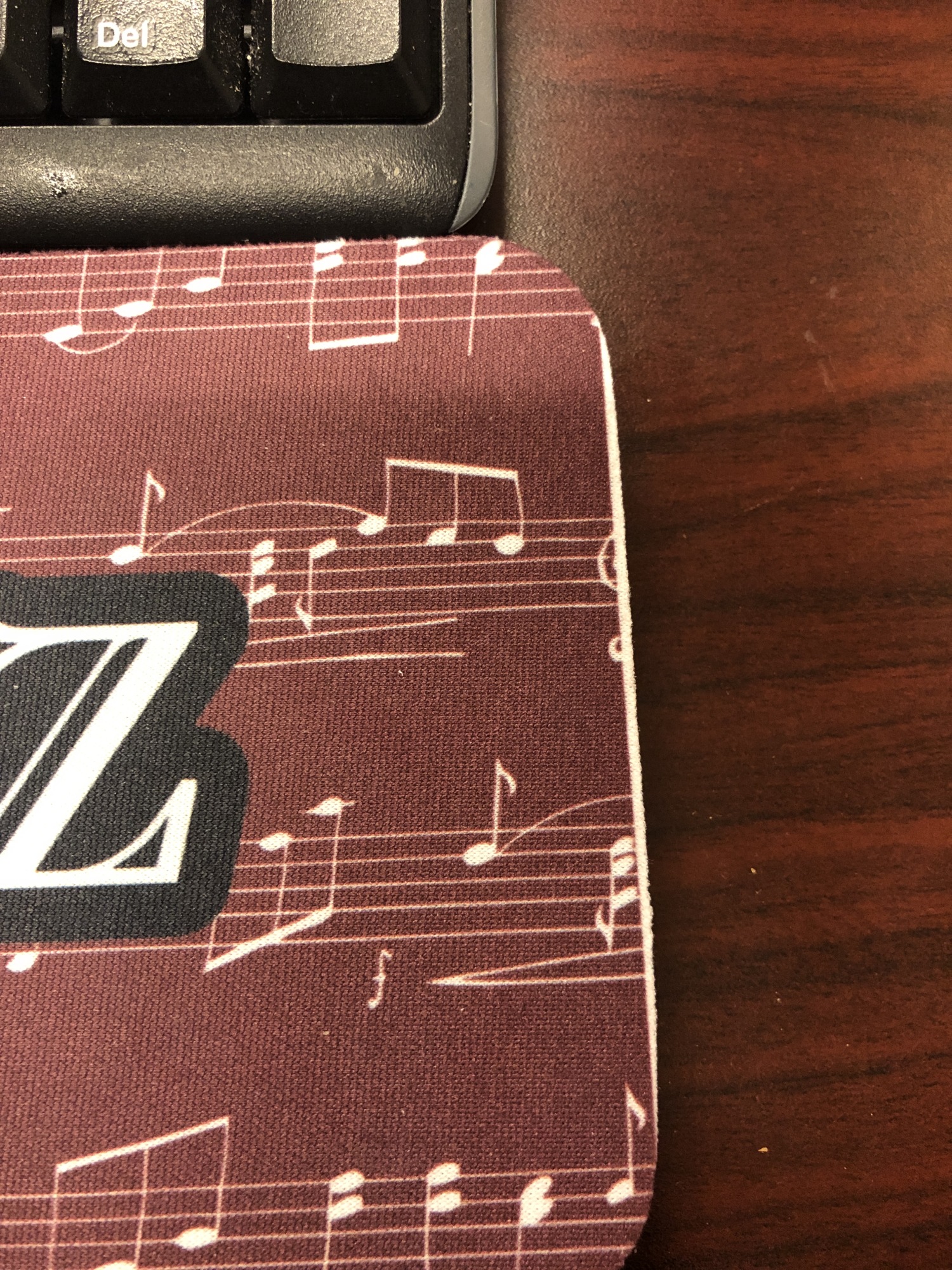 Custom Musical Notes Keyboard Wrist Rest (Personalized) | YouCustomizeIt