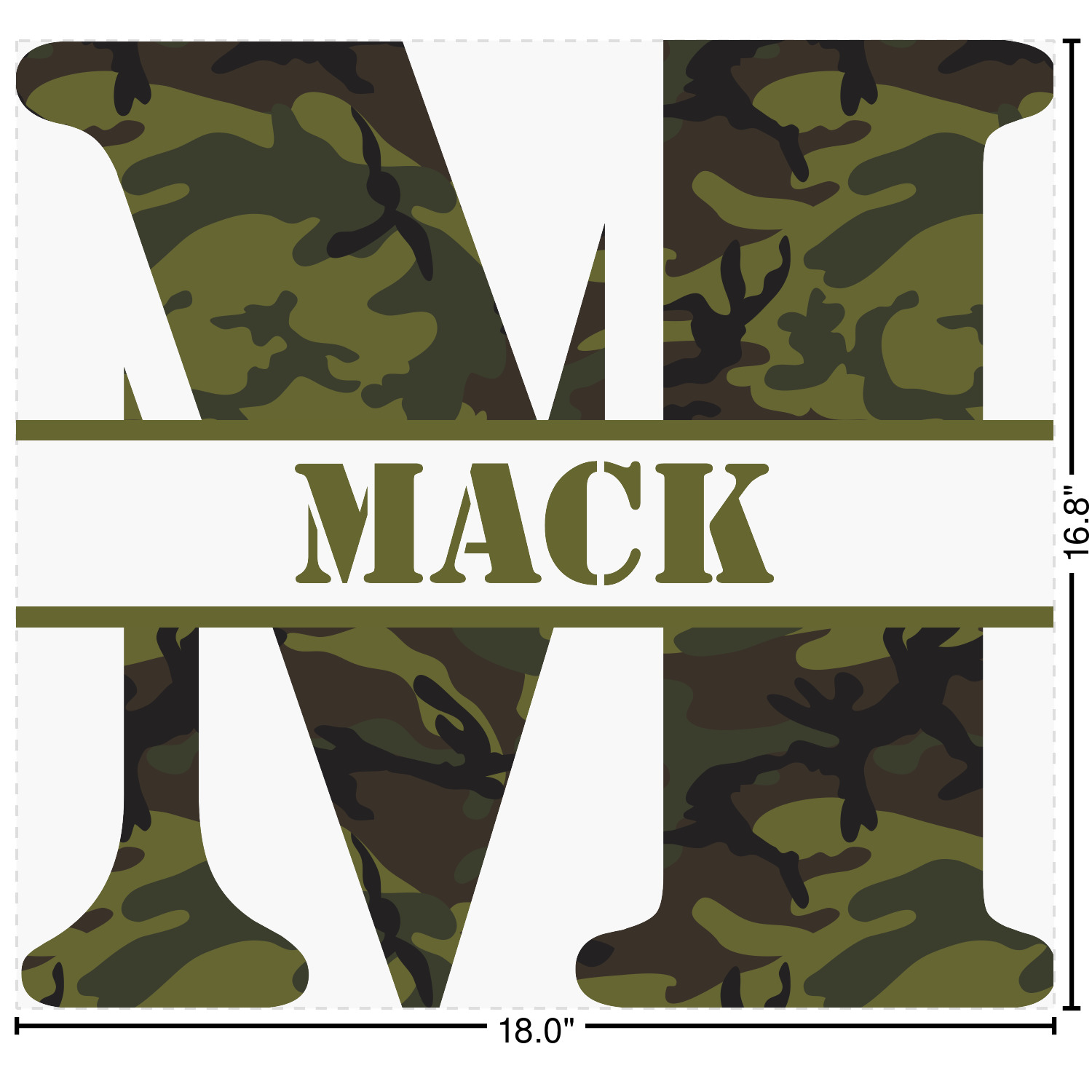 Custom Name & Initial Decals | Design & Preview Online | YouCustomizeIt