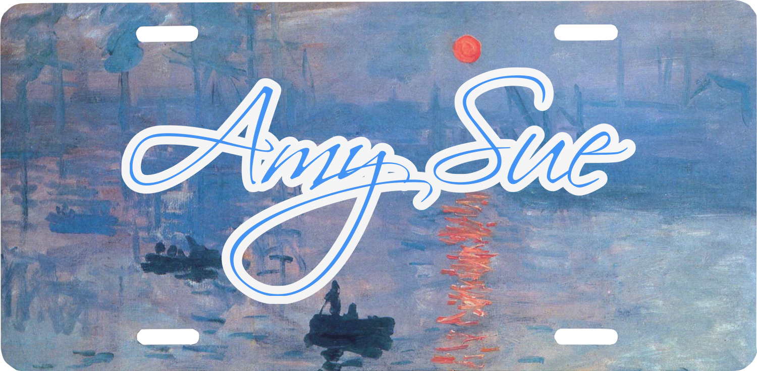 Custom Impression Sunrise Front License Plate | YouCustomizeIt