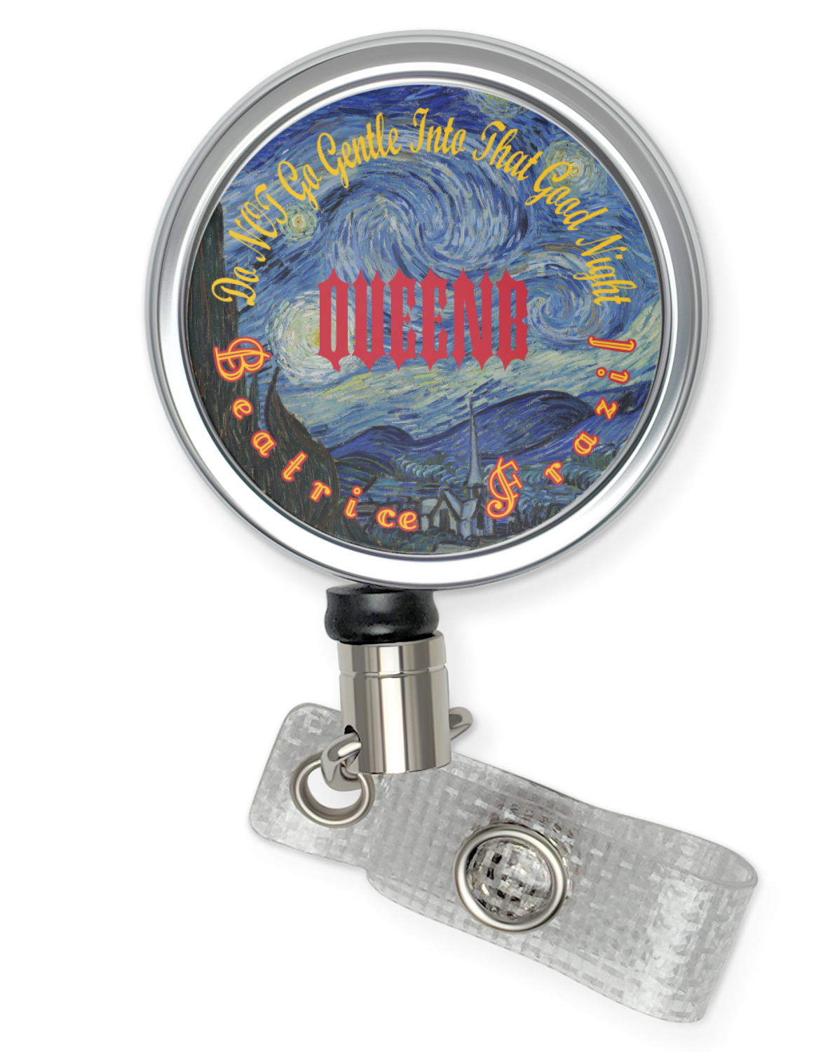 Custom The Starry Night (Van Gogh 1889) Keyboard Wrist Rest ...