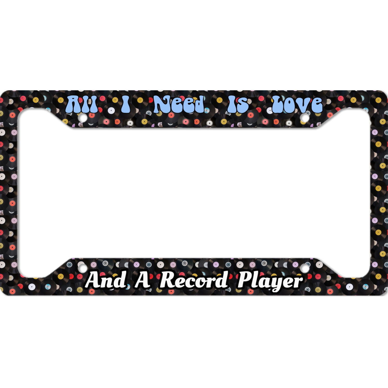 Design Your Own License Plate Frame - Style B | YouCustomizeIt