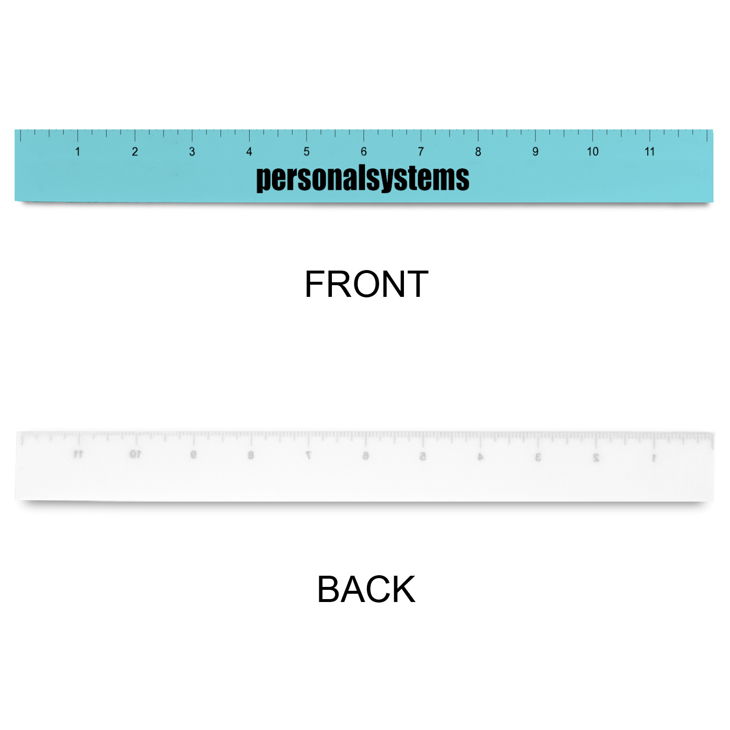 Custom Plastic Rulers - 12" | Design & Preview Online | YouCustomizeIt