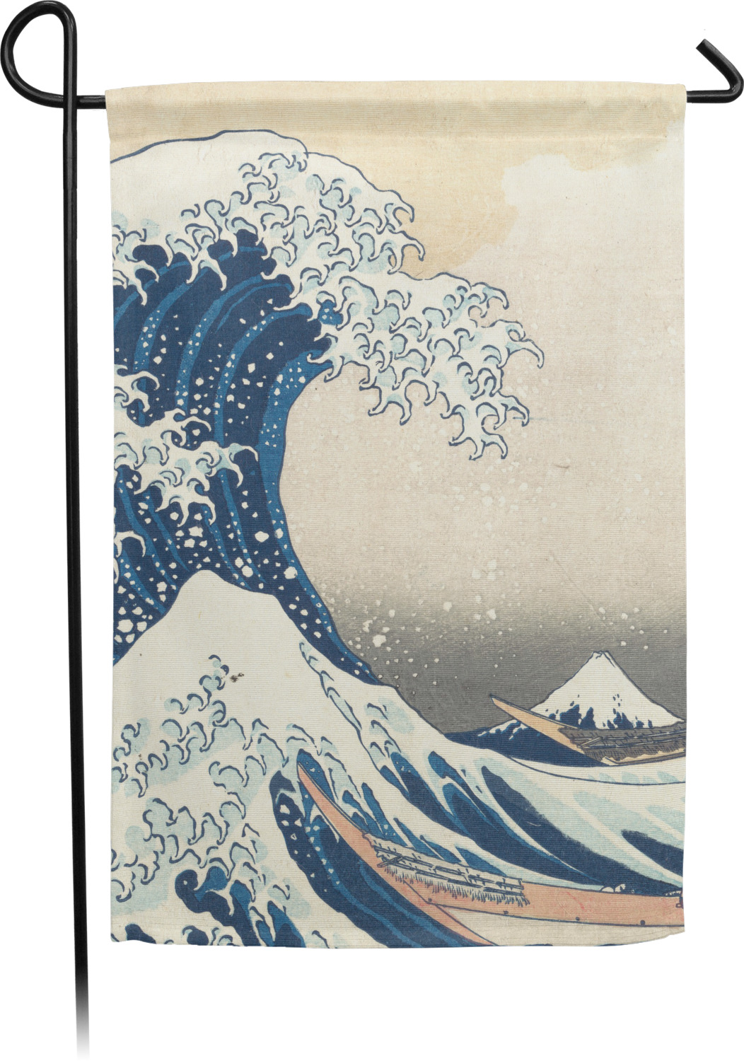 Custom Great Wave off Kanagawa Garden Flag | YouCustomizeIt