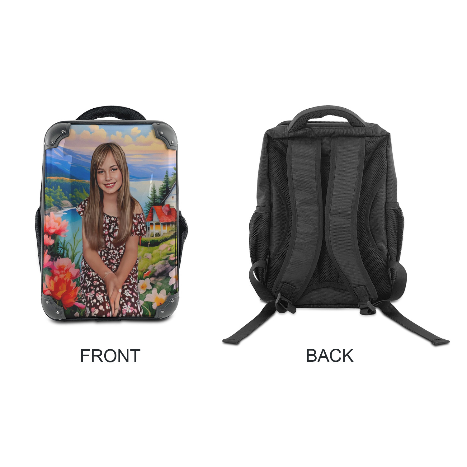 Custom Photo Hard Shell Backpack | YouCustomizeIt