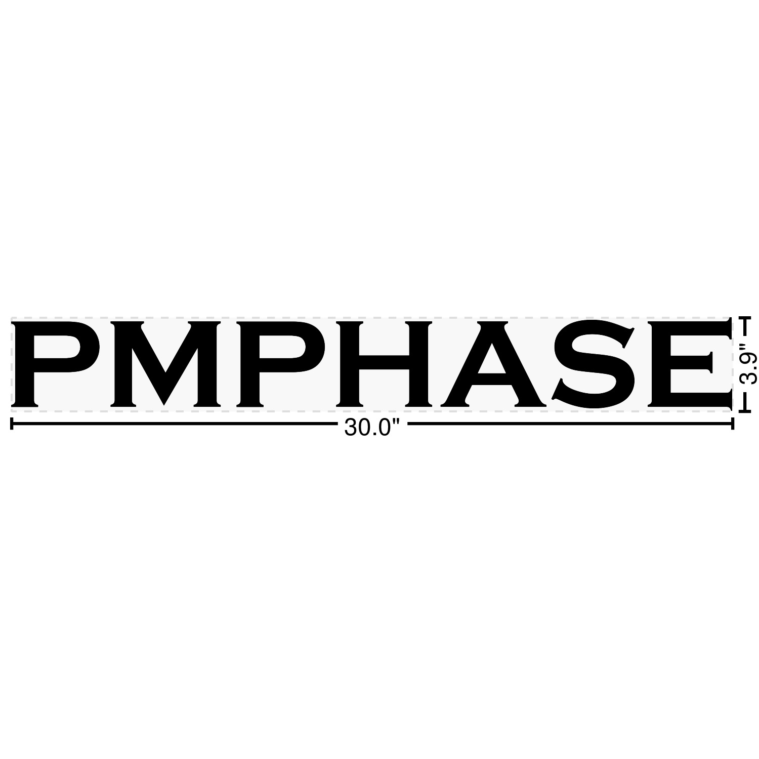 Custom Logo Name/Text Decal - Custom Sizes | YouCustomizeIt