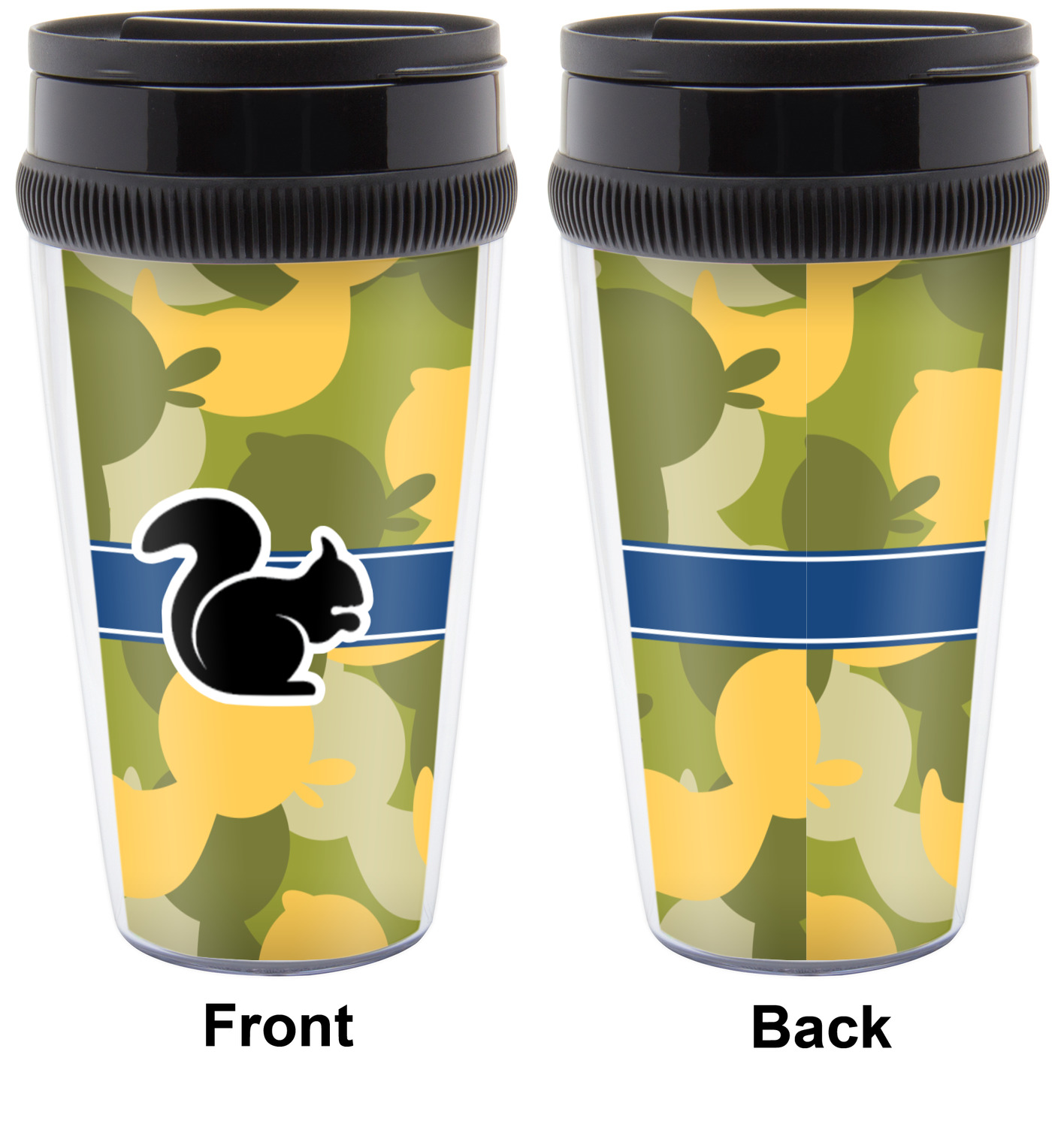 Custom Rubber Duckie Camo Acrylic Travel Mug (Personalized ...