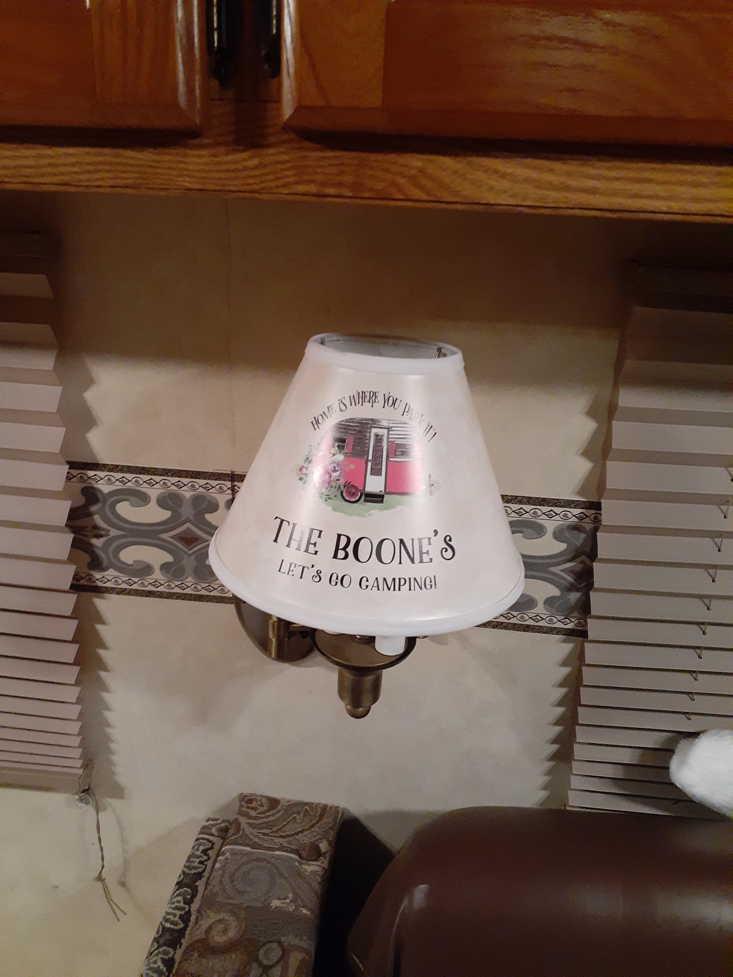 Custom Camper Empire Lamp Shade (Personalized) | YouCustomizeIt