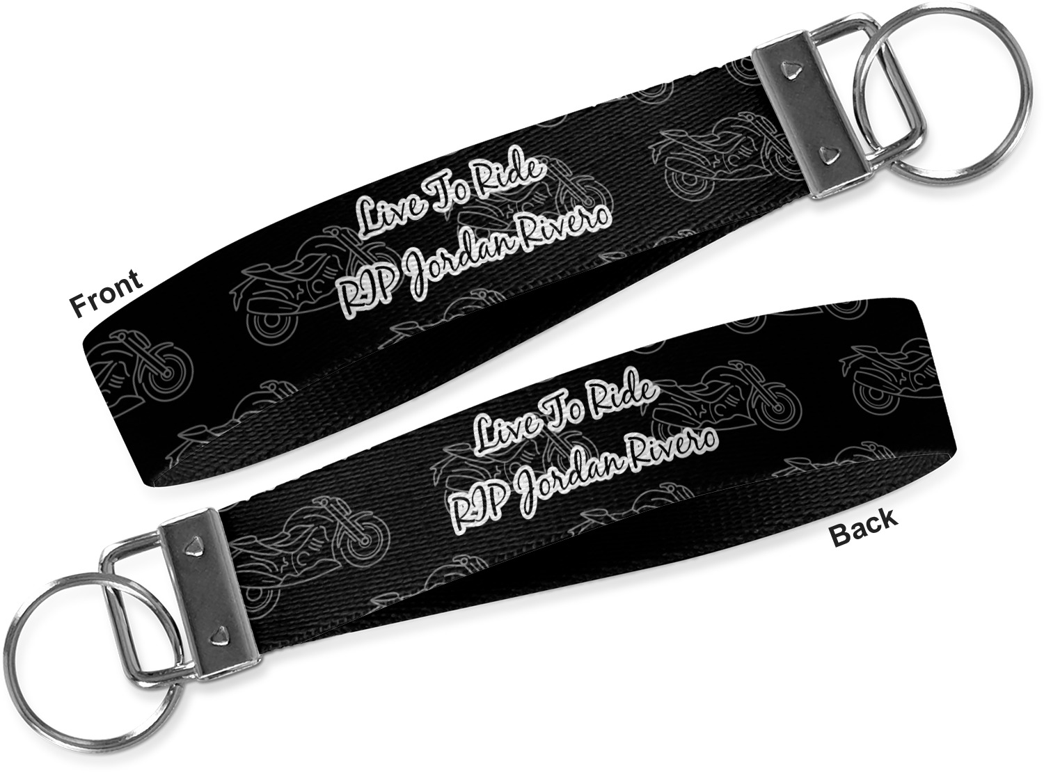 Custom Webbing Keychain Fobs - Small | Design & Preview Online ...