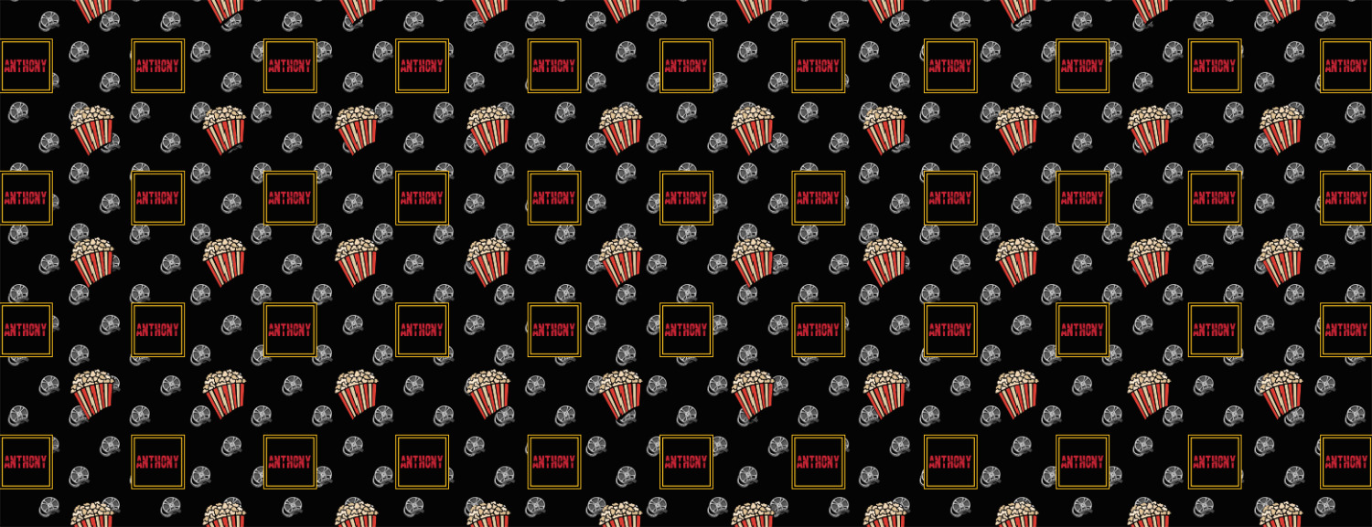 Custom Movie Theater Wrapping Paper (Personalized) | YouCustomizeIt