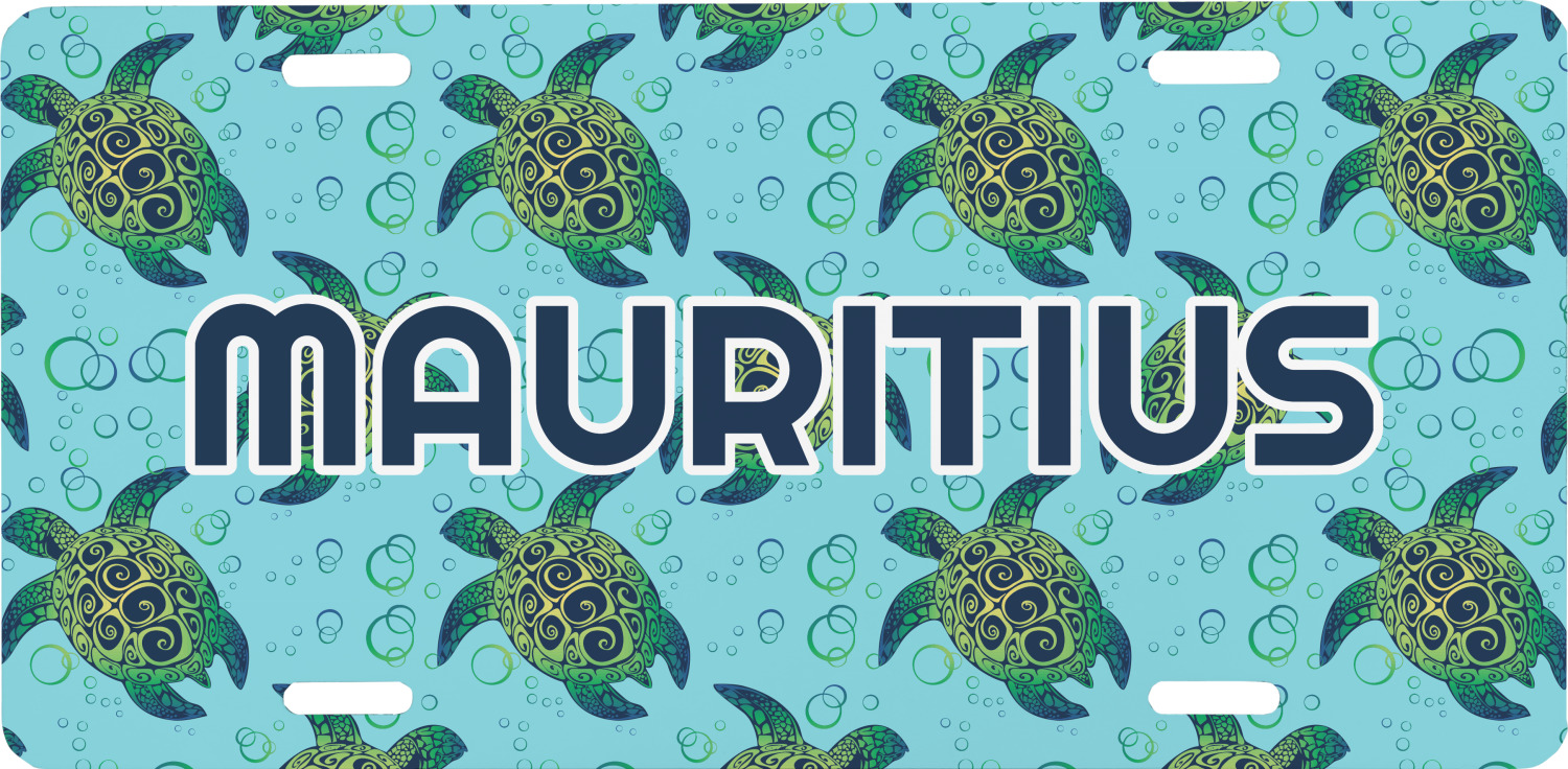 Custom Sea Turtles Front License Plate (Personalized) | YouCustomizeIt