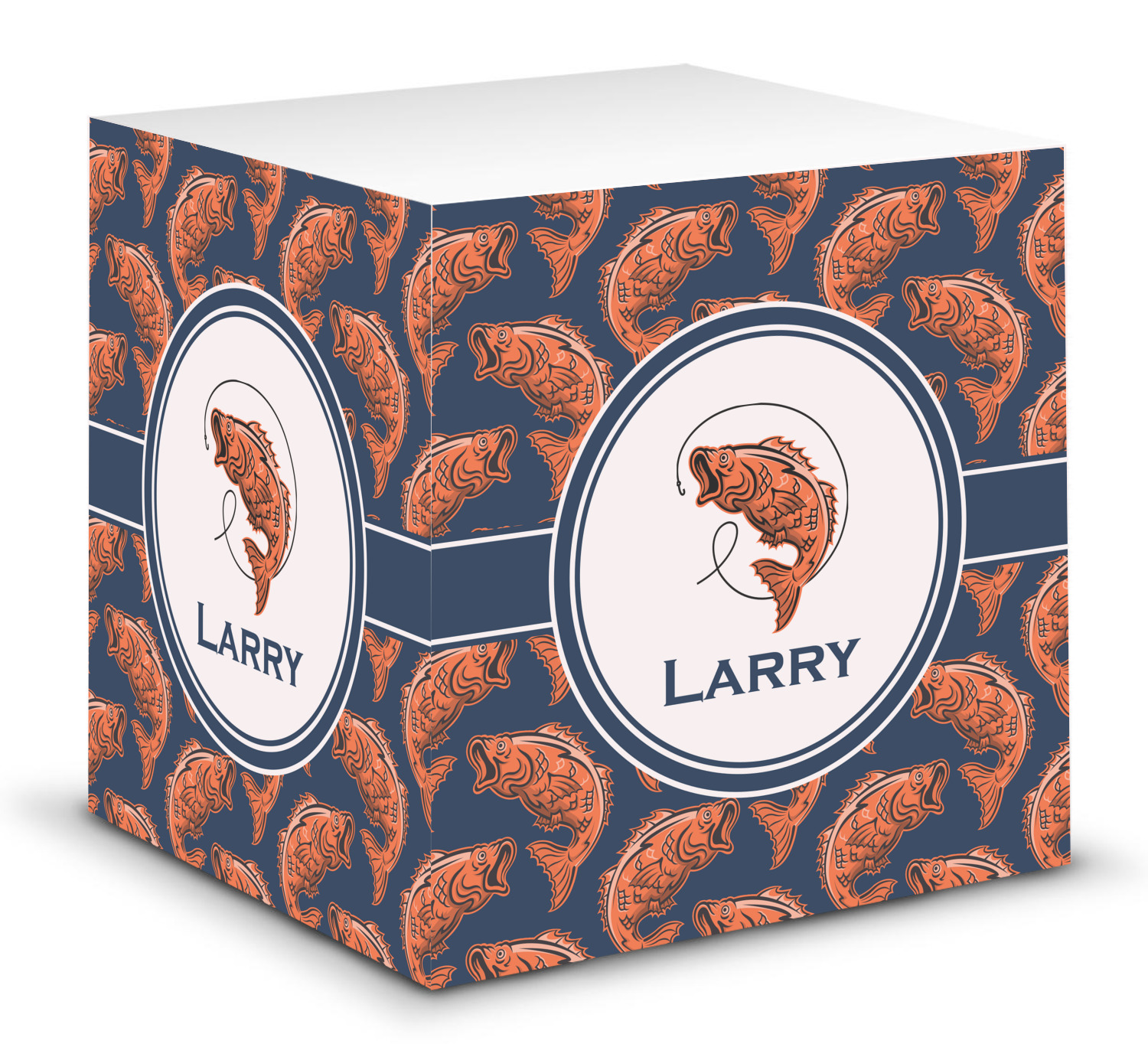 Custom Fish Sticky Note Cube (Personalized) | YouCustomizeIt