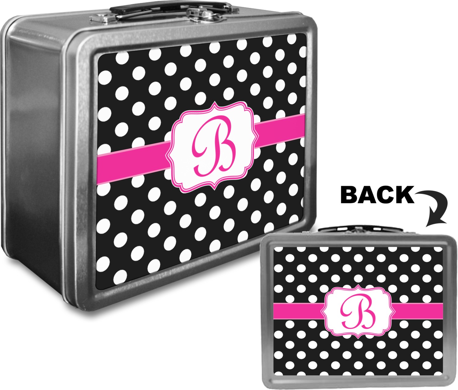 Custom Polka Dots Lunch Box (Personalized) | YouCustomizeIt