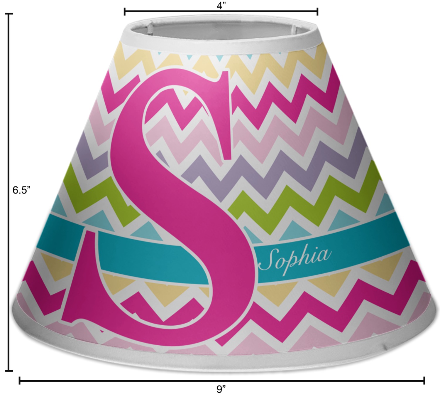 Custom Chevron Empire Lamp Shade (Personalized) | YouCustomizeIt