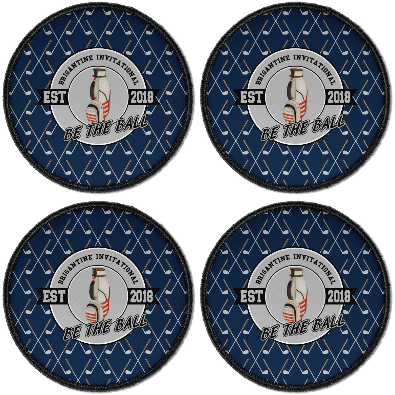 Custom Logo & Tag Line Iron on Patches w/ Logos | YouCustomizeIt