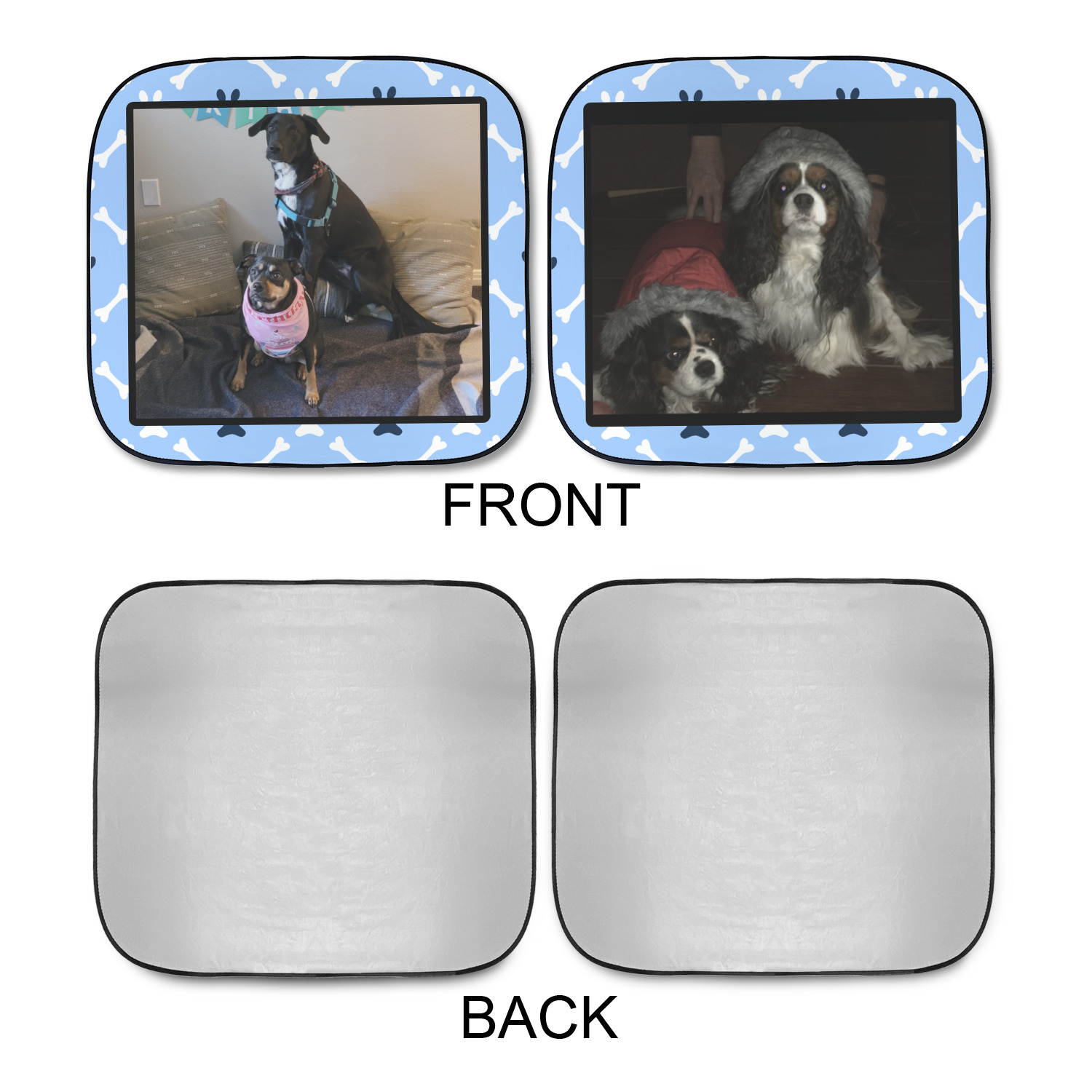 Custom Car Sun Shades - Two Piece | Design & Preview Online ...