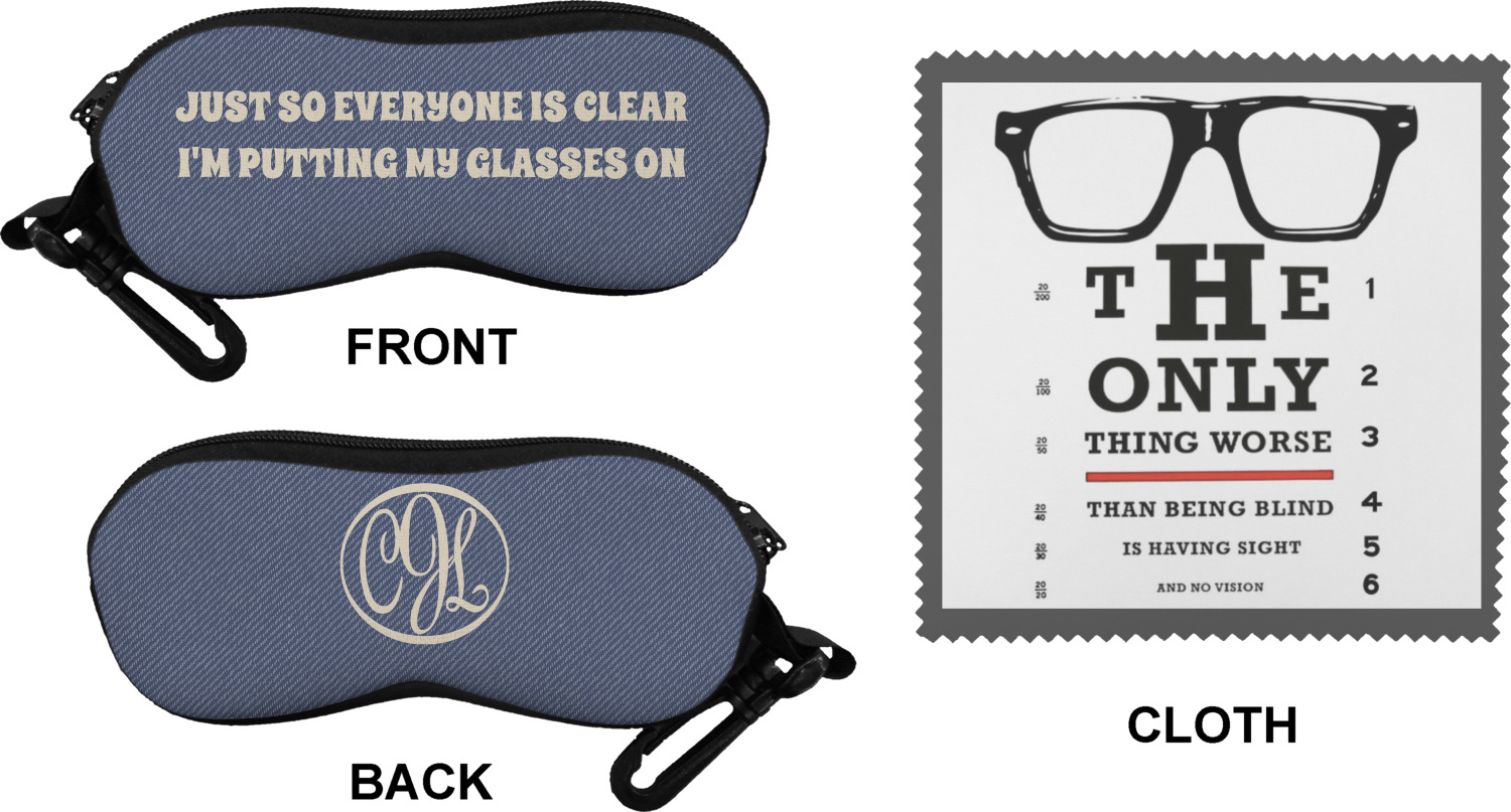 Custom Eyeglass Cases & Cloths | Design & Preview Online - YouCustomizeIt