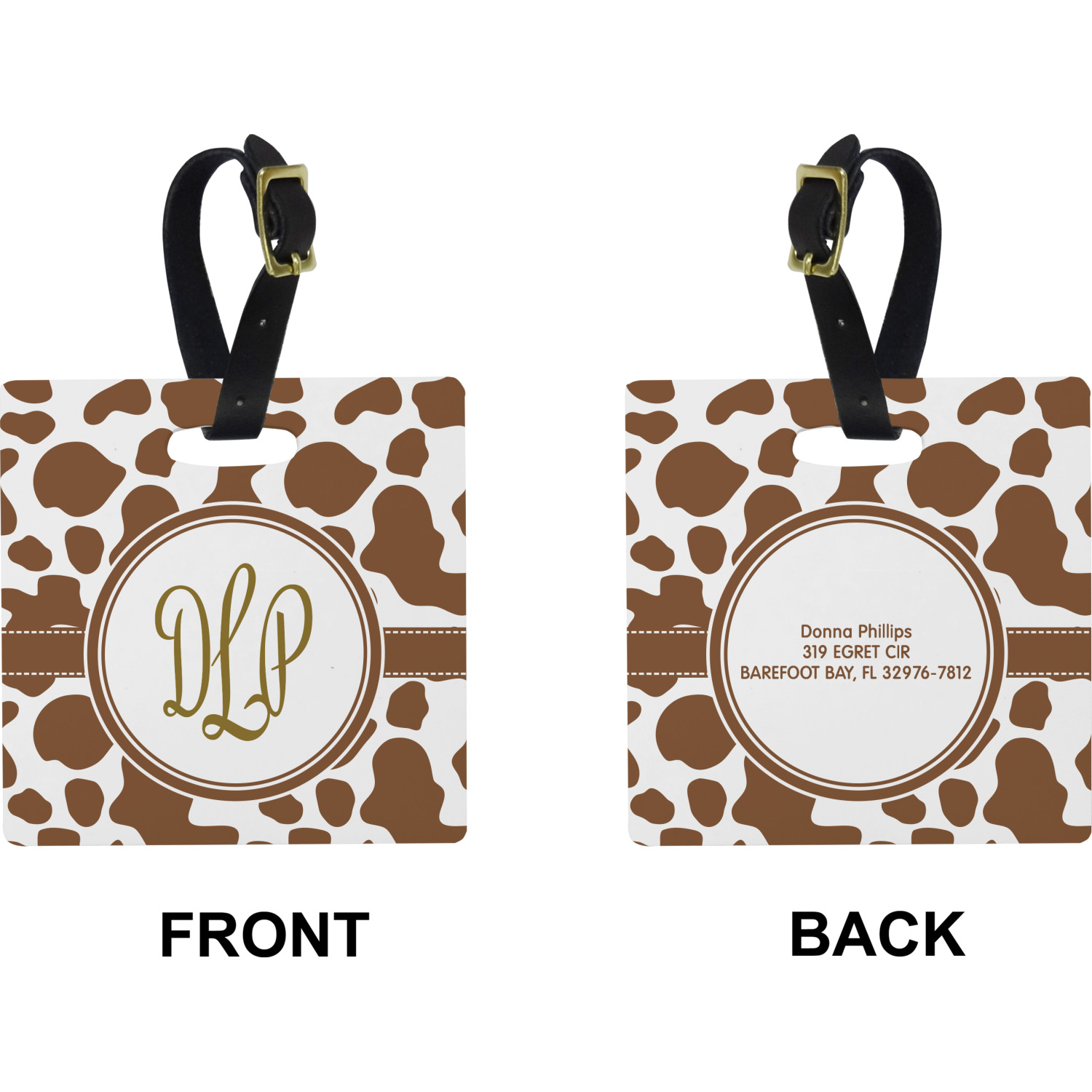 Custom Plastic Luggage Tags | Design & Preview Online | YouCustomizeIt