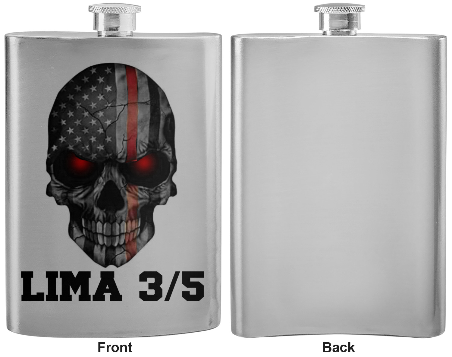 Custom Stainless Steel Flasks | Design & Preview Online | YouCustomizeIt