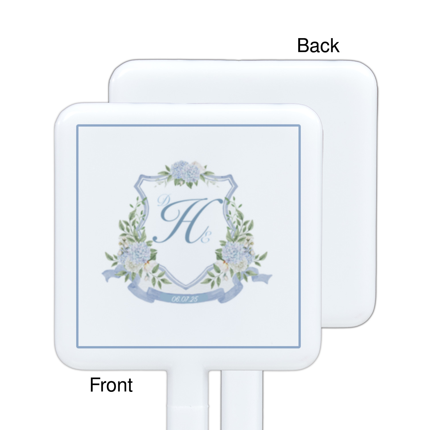 Custom Square Plastic Stir Sticks - Single-Sided | Design & Preview ...