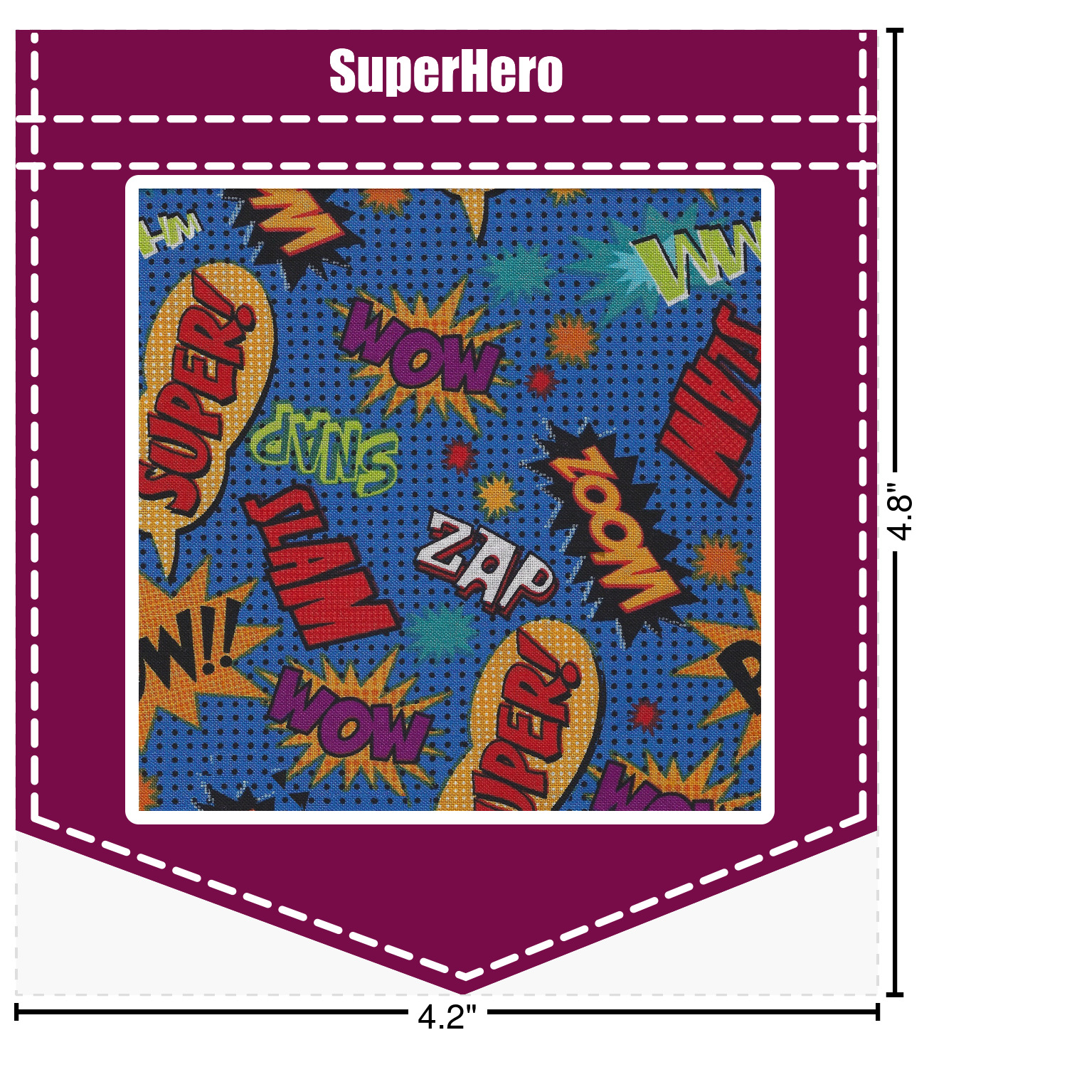 Custom Iron On Faux Pockets | Design & Preview Online | YouCustomizeIt