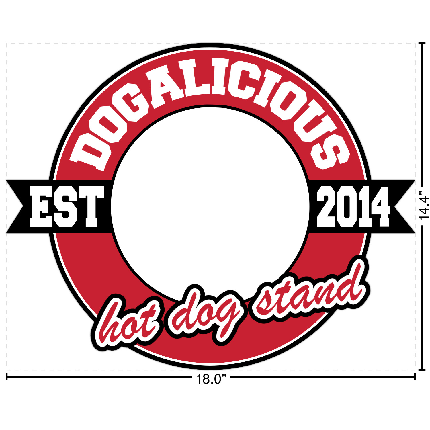 Design Your Own Graphic Decal - Medium | YouCustomizeIt