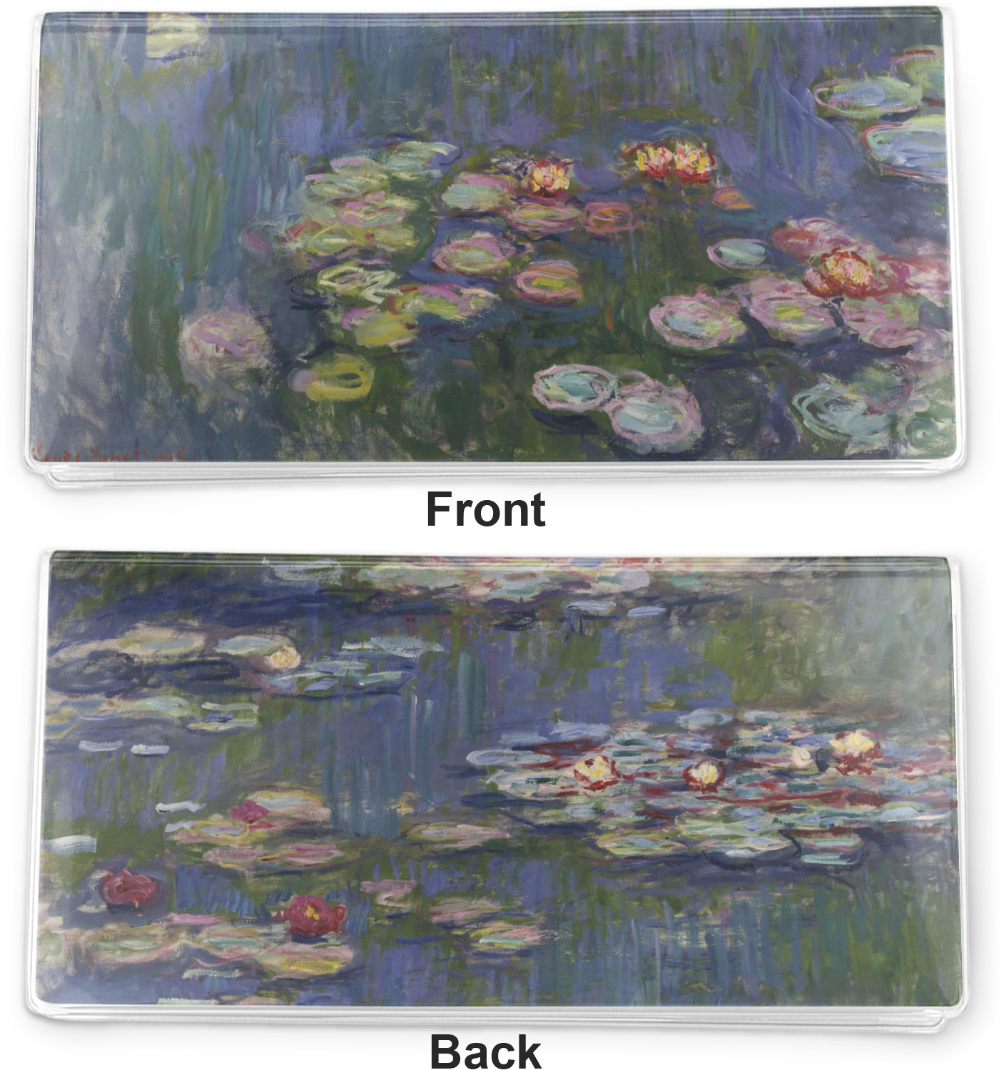 Custom Irises (Van Gogh) Vinyl Checkbook Cover | YouCustomizeIt