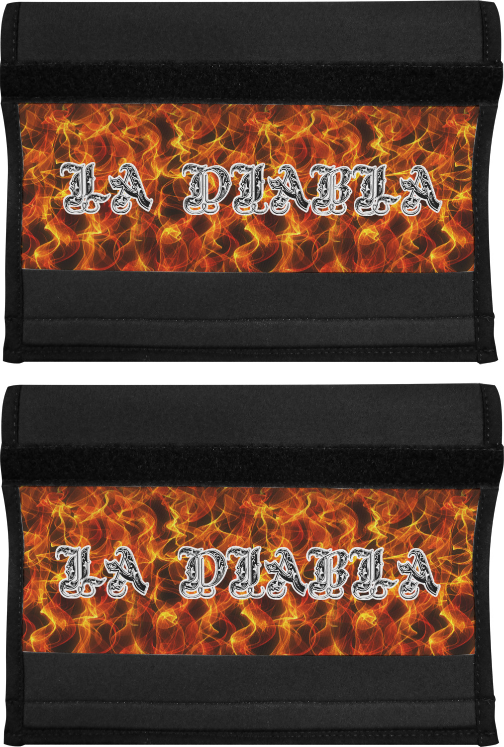 Custom Fire Seat Belt Covers (Set of 2) (Personalized) | YouCustomizeIt