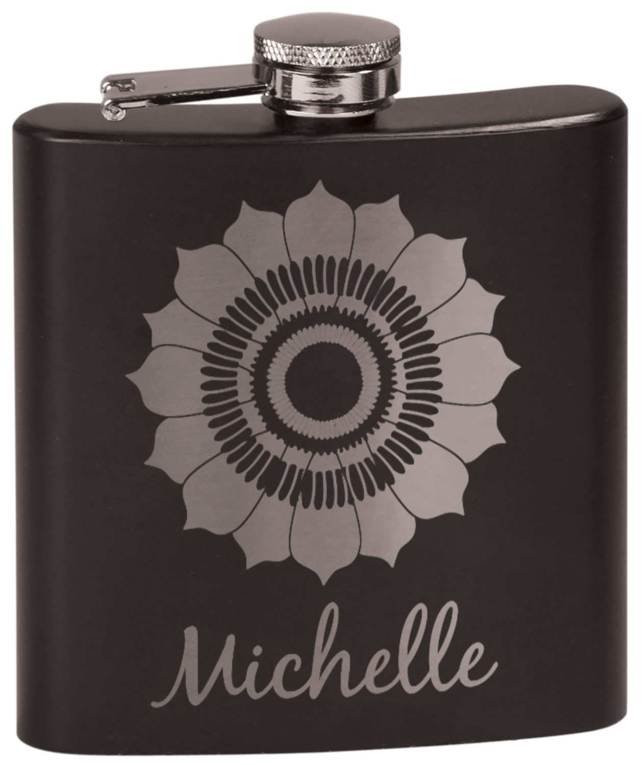 Custom Black Flask Sets | Design & Preview Online | YouCustomizeIt