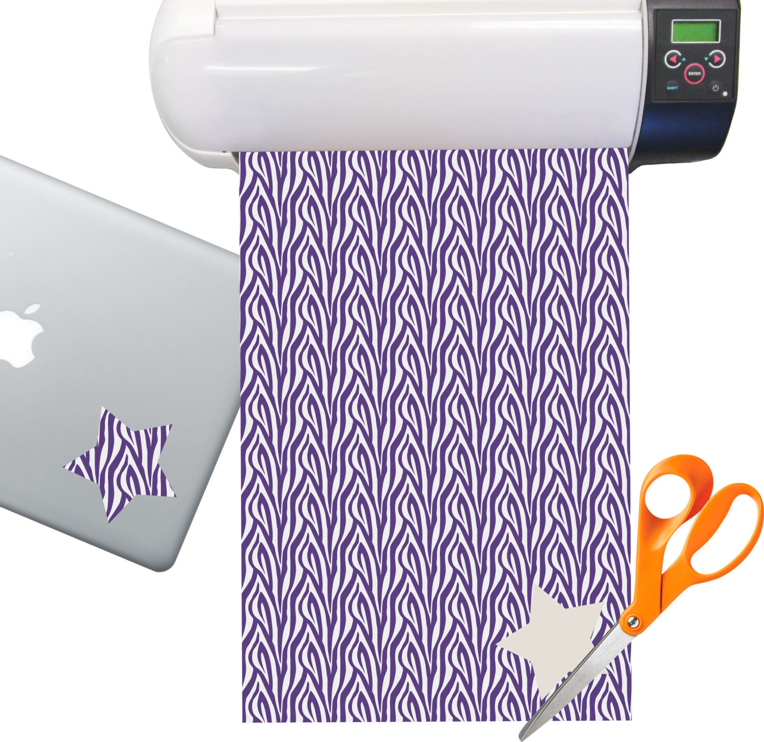 Custom Zebra Print Sticker Vinyl Sheet (Permanent) | YouCustomizeIt