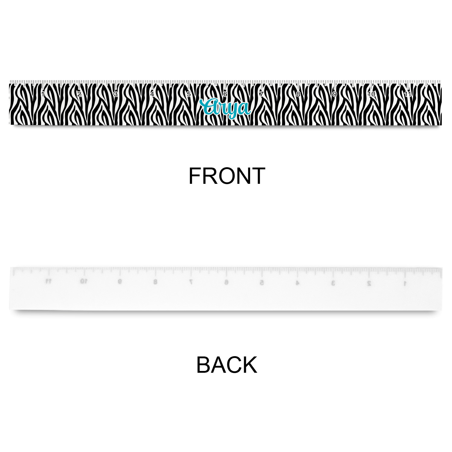 Custom Plastic Rulers - 12" | Design & Preview Online | YouCustomizeIt