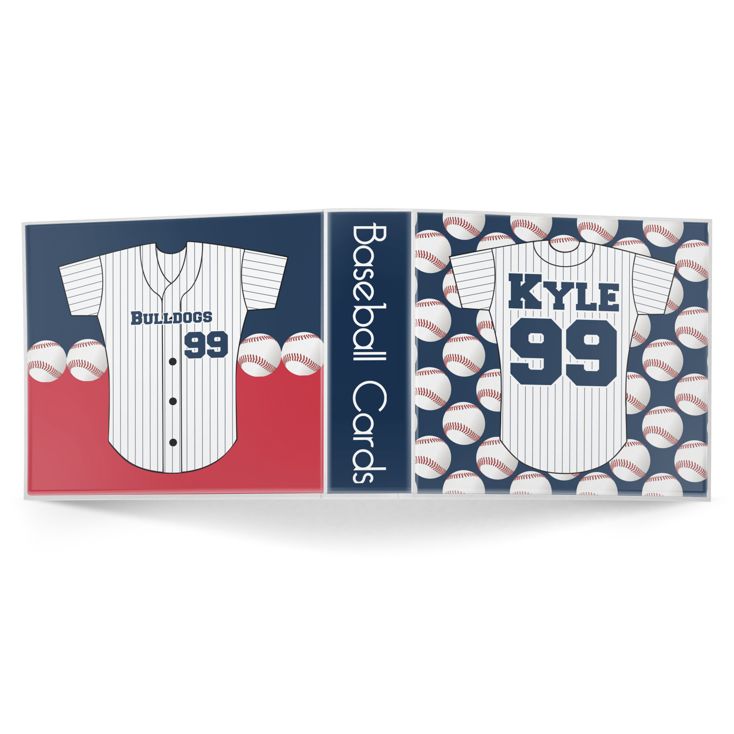 Custom Baseball Jersey 3-Ring Binder (Personalized) | YouCustomizeIt