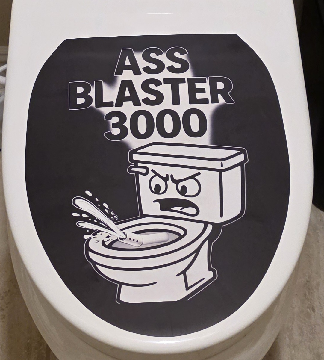 Custom Toilet Seat Decals - Round | Design & Preview Online ...