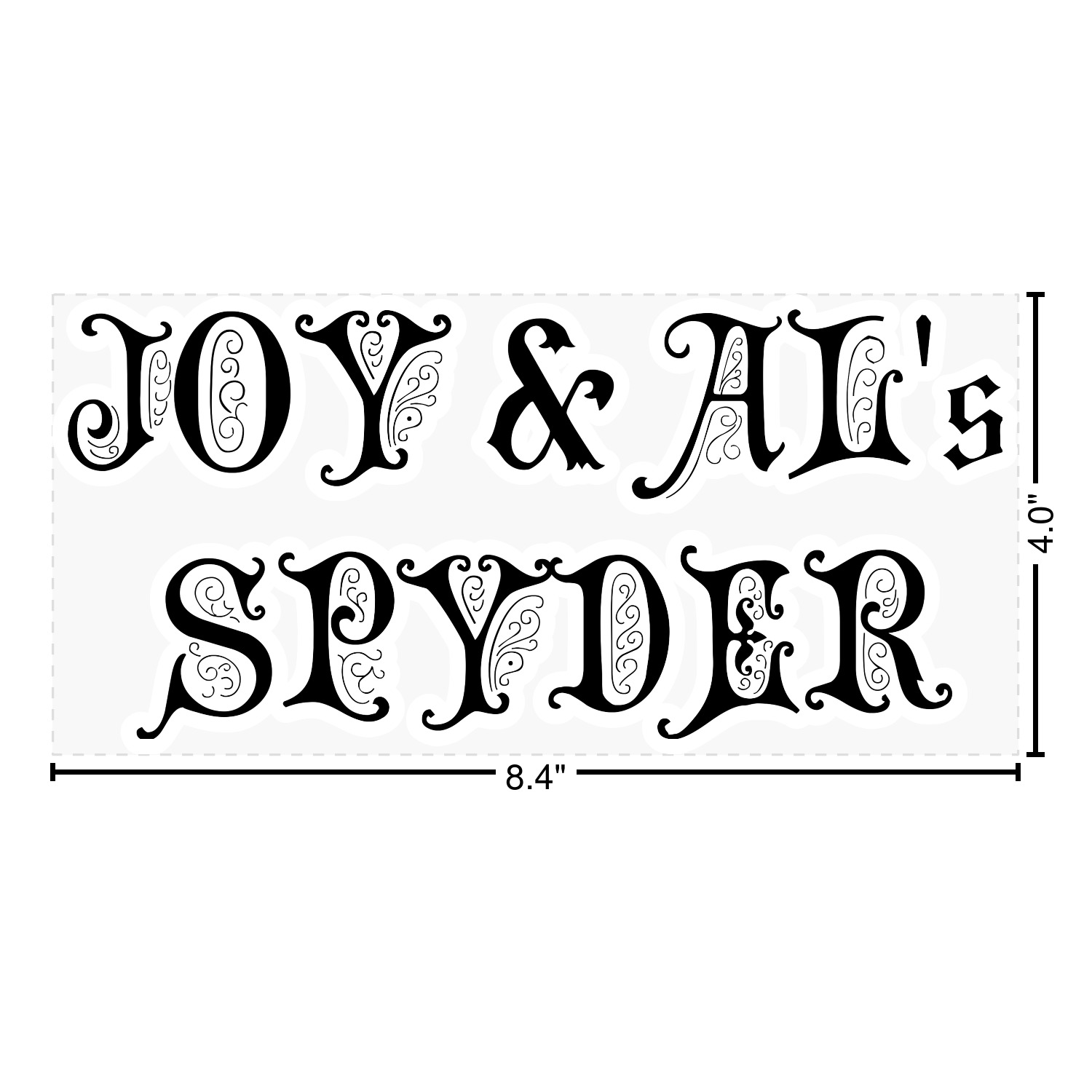 Design Your Own Graphic Decal - Large | YouCustomizeIt