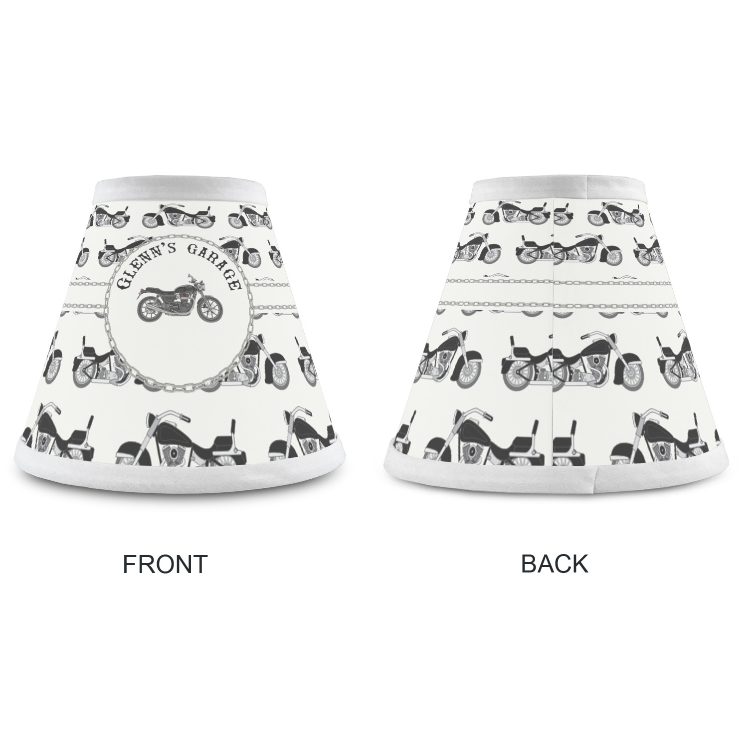 Custom Motorcycle Chandelier Lamp Shade (Personalized) | YouCustomizeIt