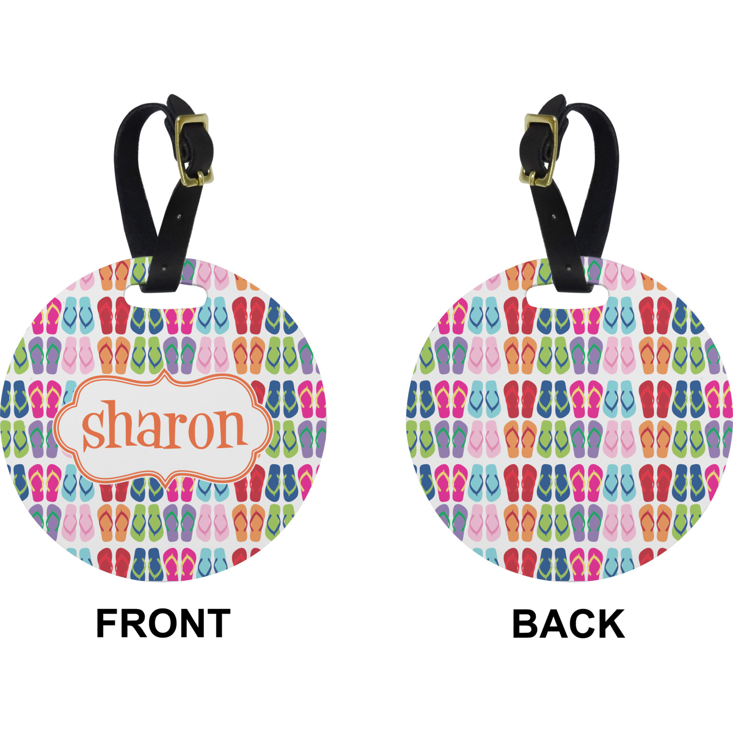 Custom Plastic Luggage Tags - Rectangular | Design & Preview Online ...