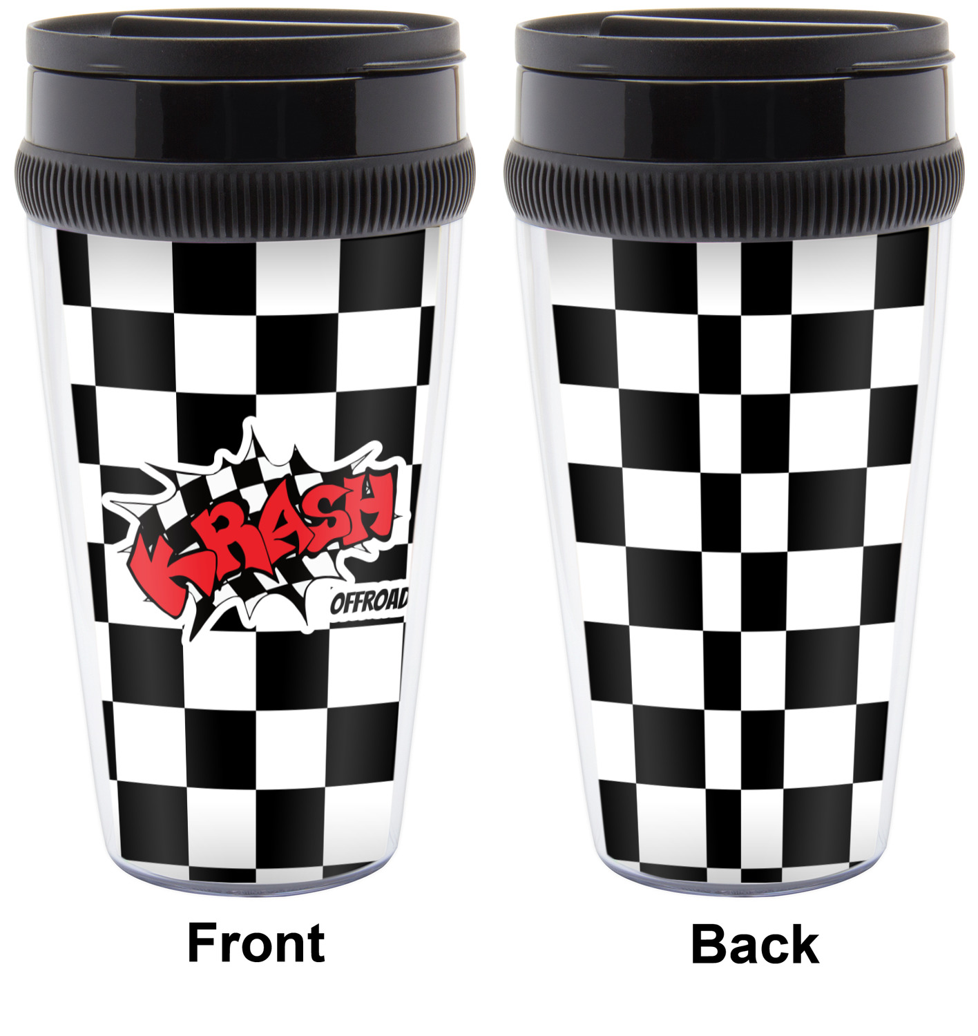 Custom Acrylic Travel Mugs without Handle | Design & Preview Online ...