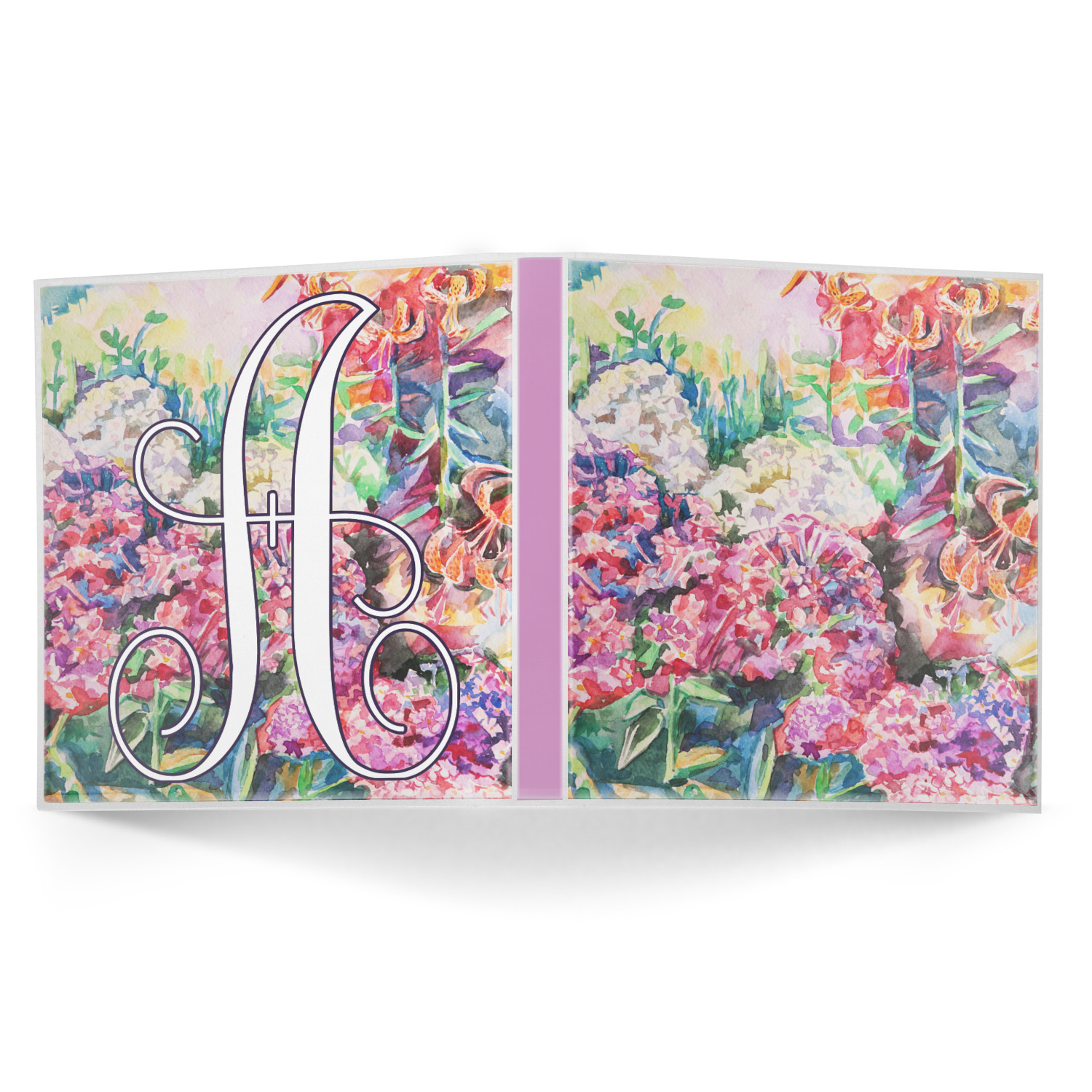 Custom Watercolor Floral 3-Ring Binder | YouCustomizeIt
