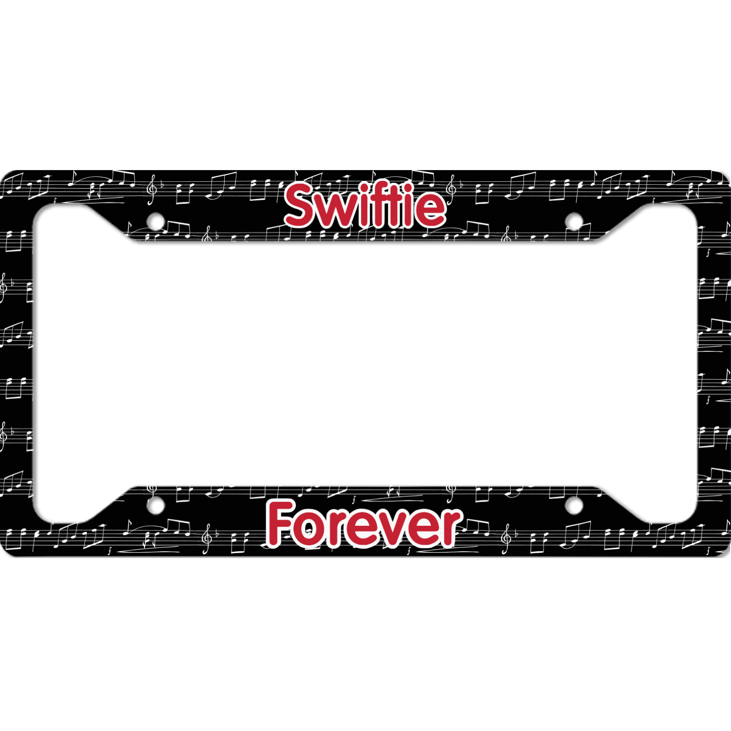 Custom License Plate Frames - Style B | Design & Preview Online ...