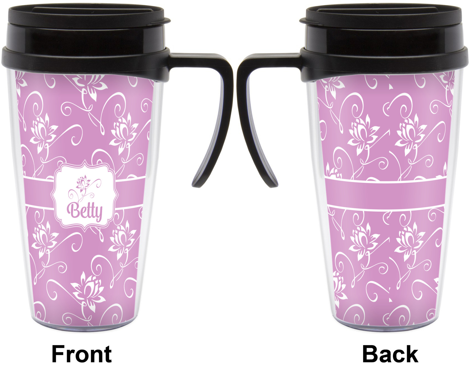 Custom Acrylic Travel Mugs without Handle | Design & Preview Online ...